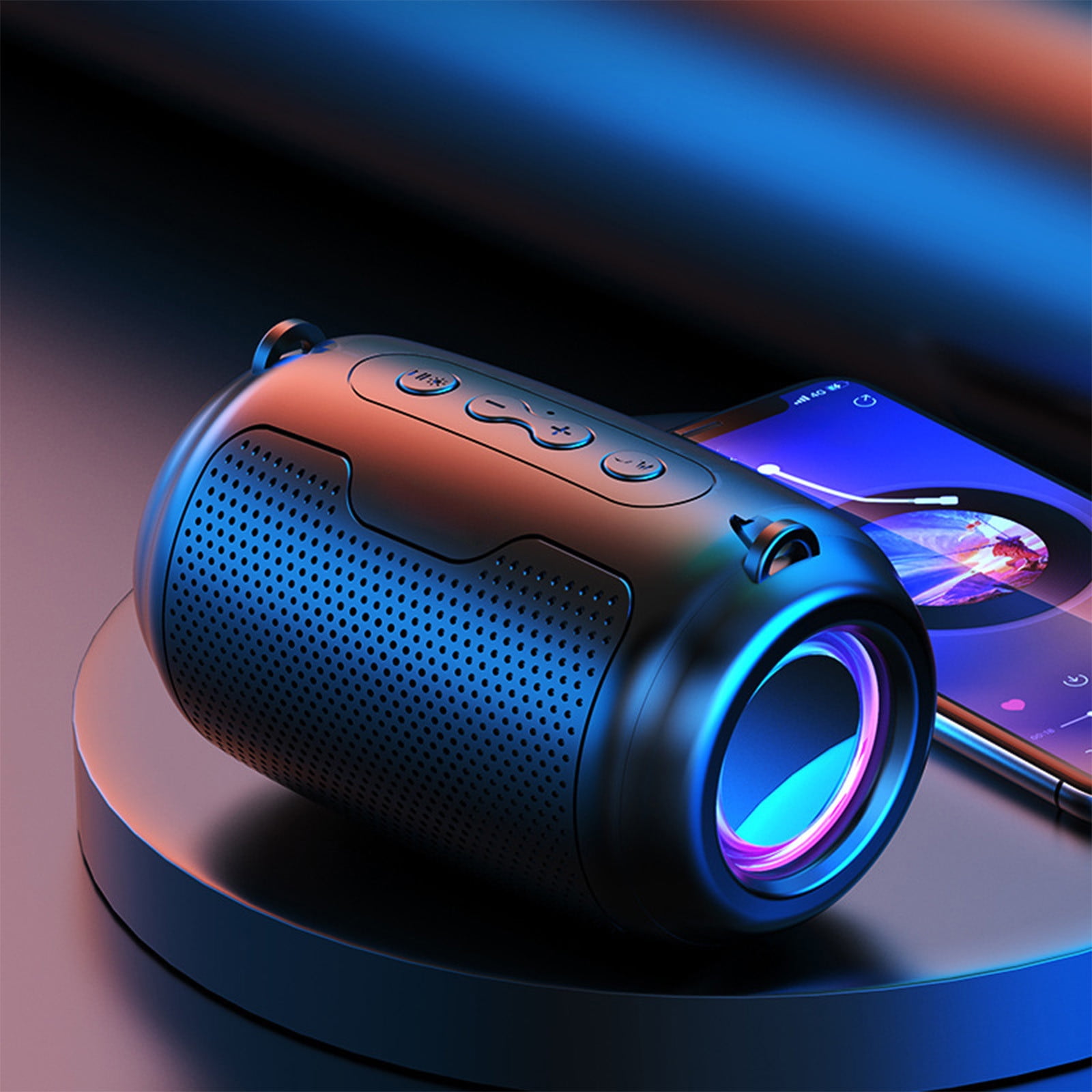 TUTUnaumb Compact Portable Bluetooth Speaker - Mini Portable Audio ...