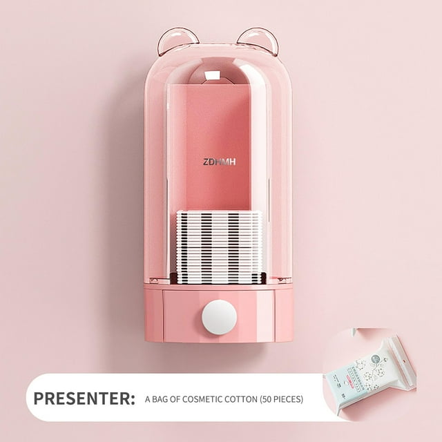 TUTUnaumb Cotton Pads Holder Organizer Clear Acrylic Cosmetic Cotton ...