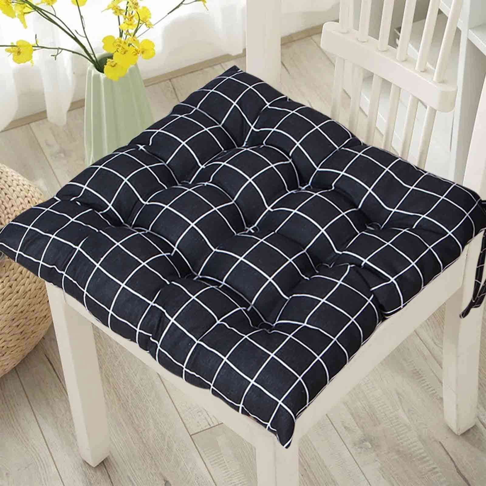 TUTUnaumb Dining Chair Cushions for Indoor Soft Square Chair Pads with ...