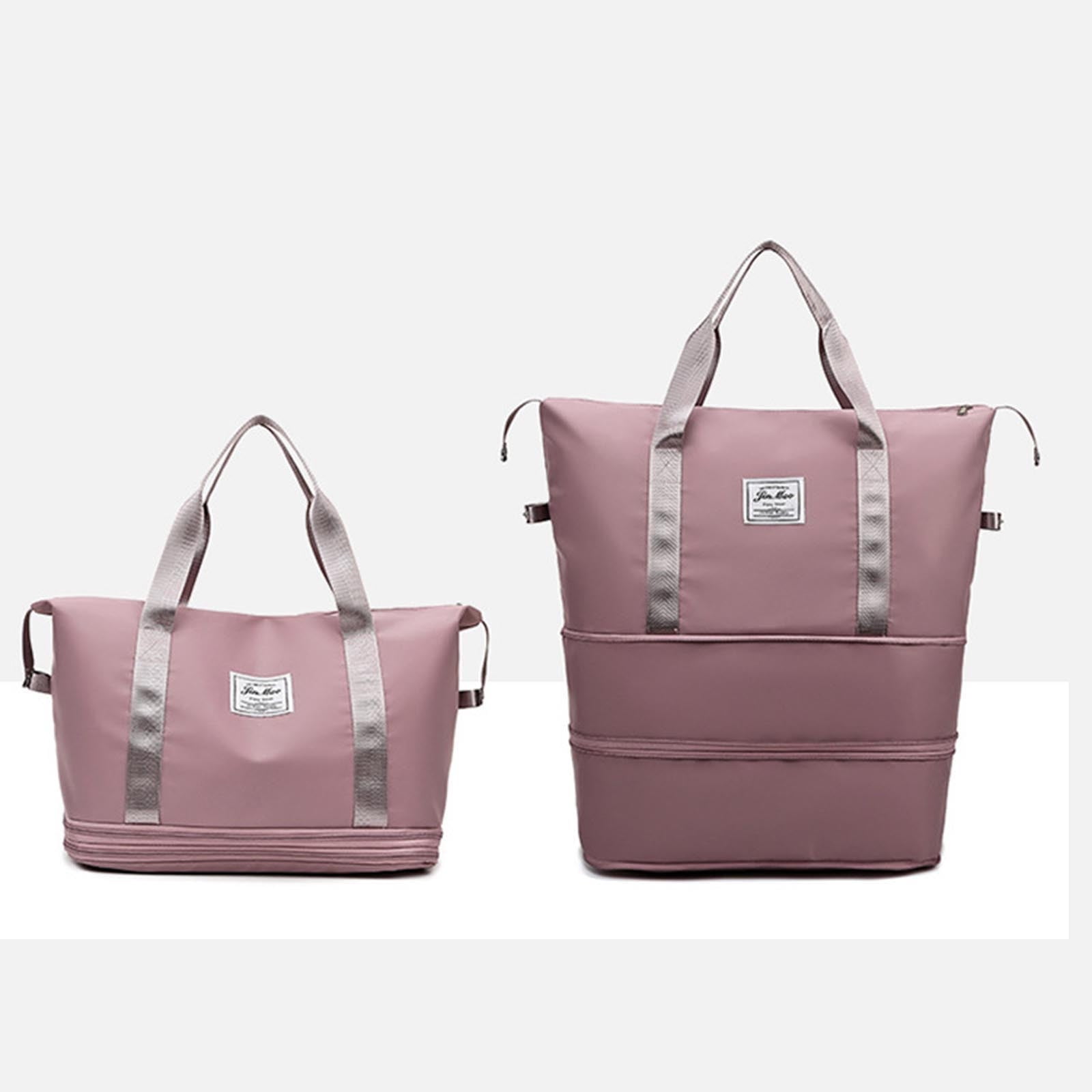 TUTUnaumb Double-layer Expansion Large-capacity Travel Bag Dry And Wet ...