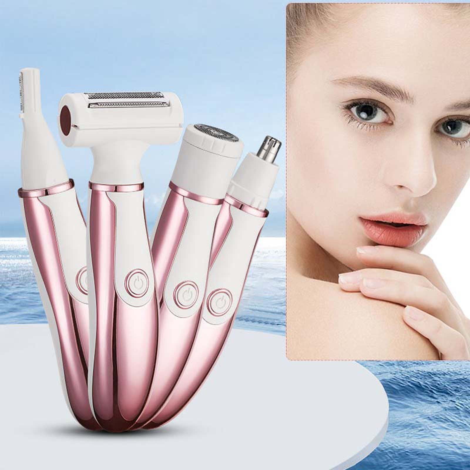 TUTUnaumb Electric Razors for Women, 4 in 1 Face Razors for Women ...