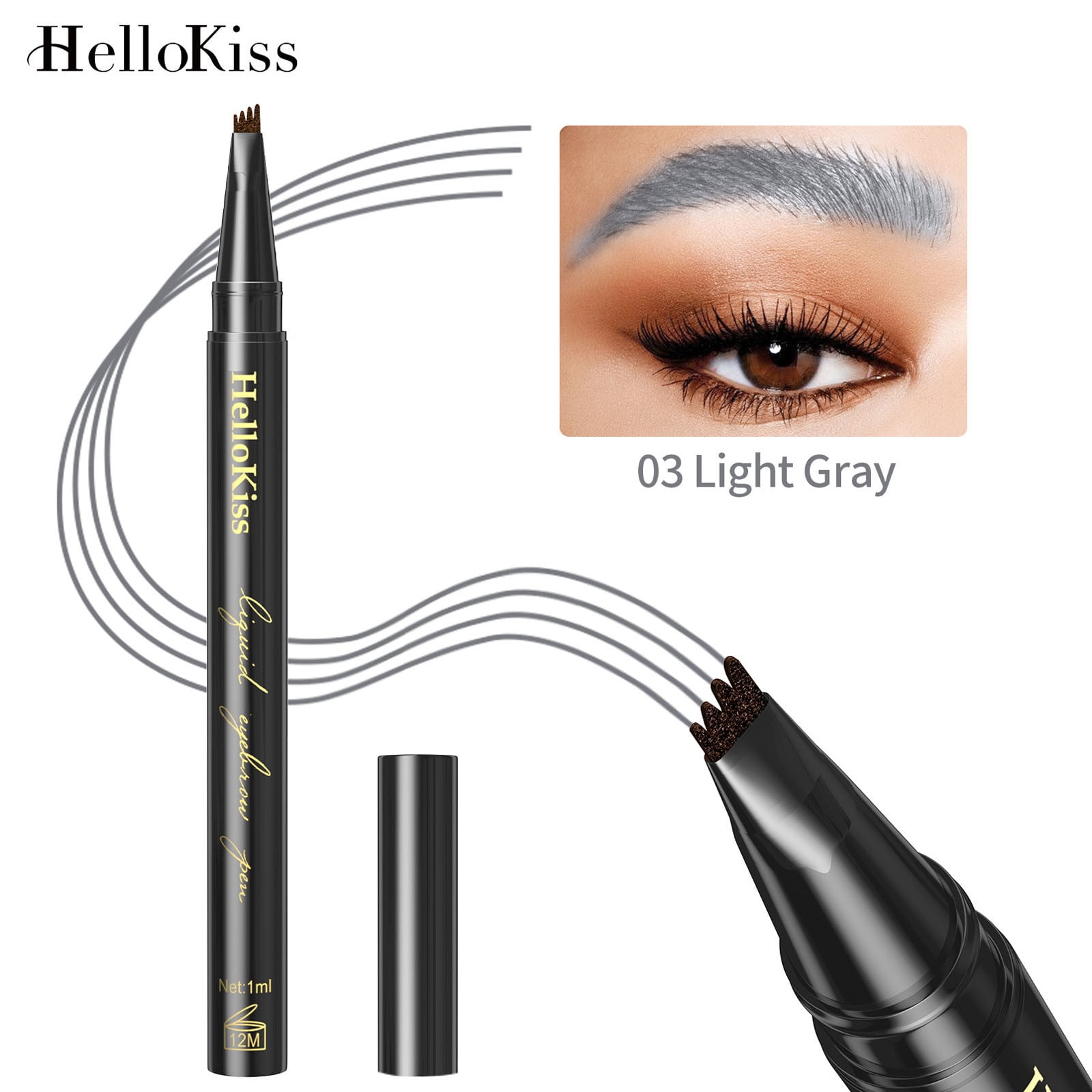 TUTUnaumb Eyebrow Pencil For Eye Makeup,Microblading Eyebrow Pen ...