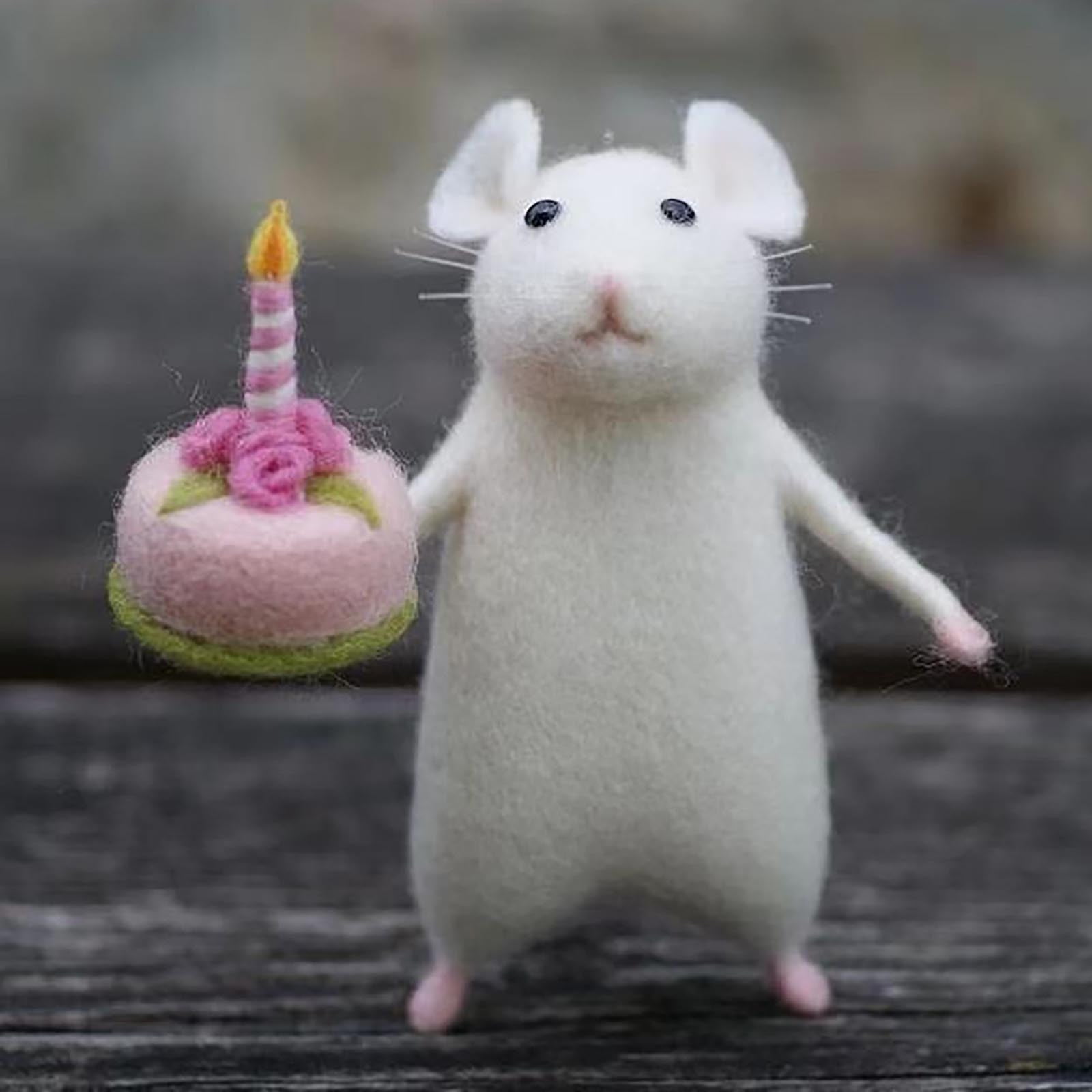 TUTUnaumb Fall Harvest Felt Rat Table Ornament Thanksgiving Party ...