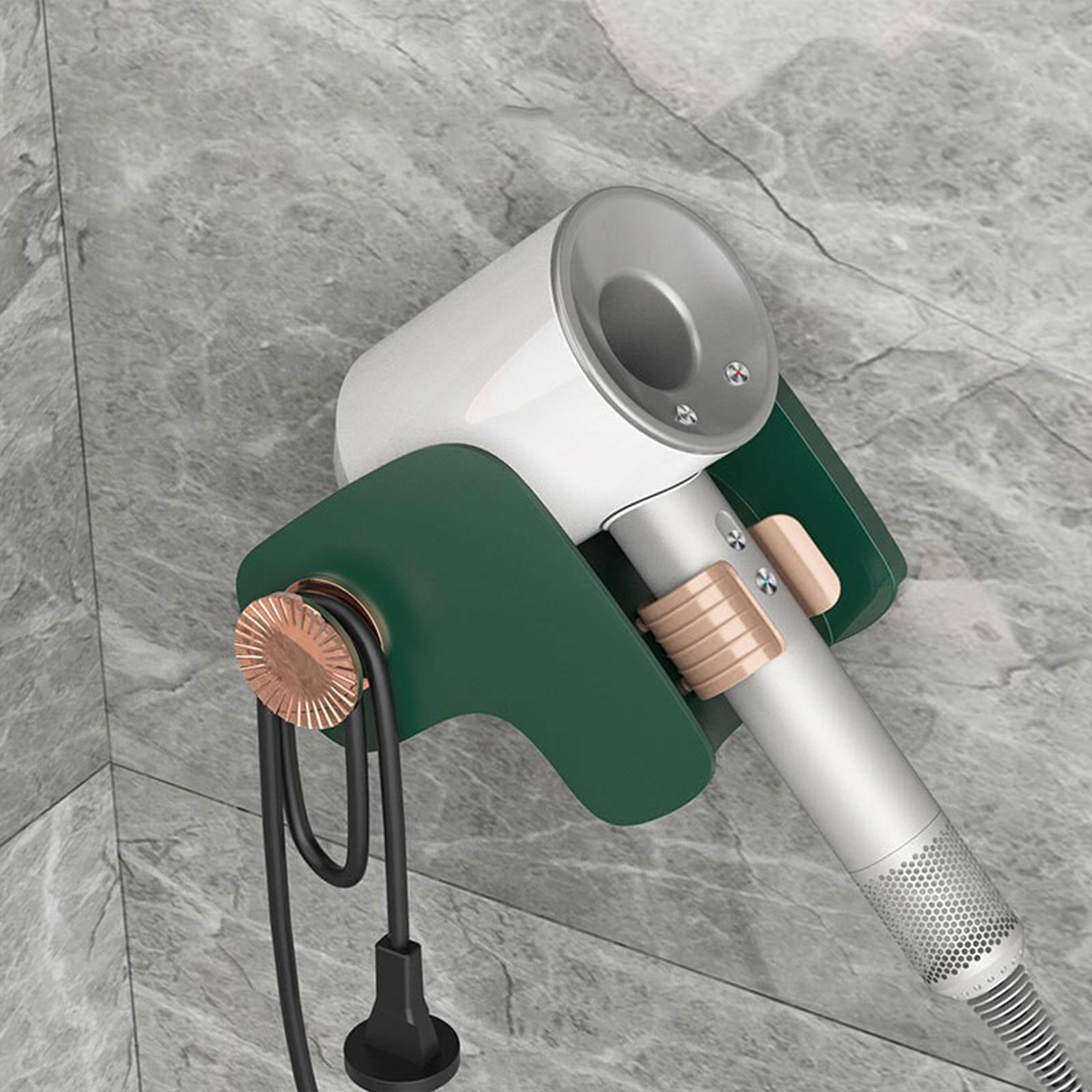 TUTUnaumb Hair Dryer Holder Wall Mounted Self Adhesive Wall Hanging ...