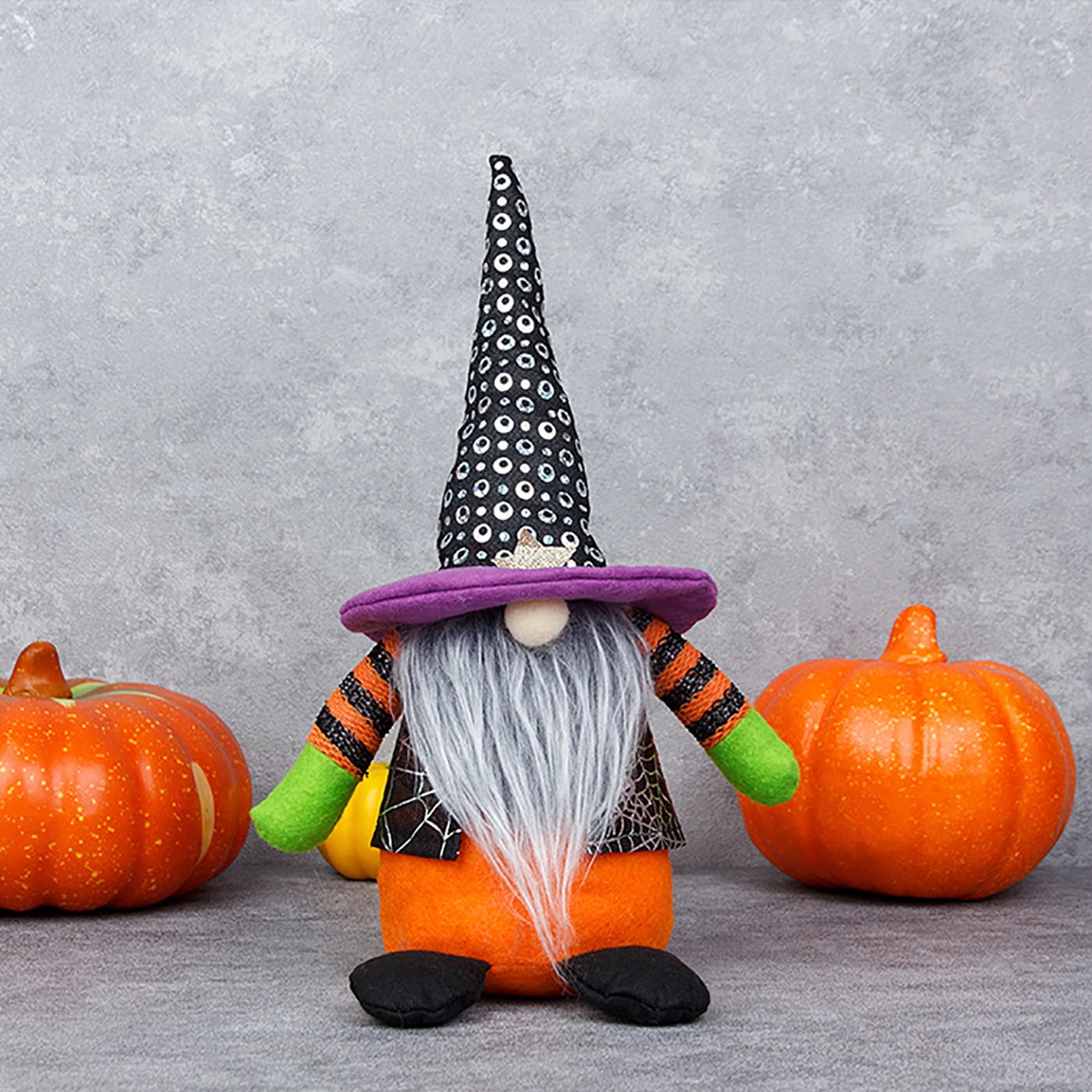 TUTUnaumb Halloween Decorations Creative Faceless Dwarf Doll Ornaments ...