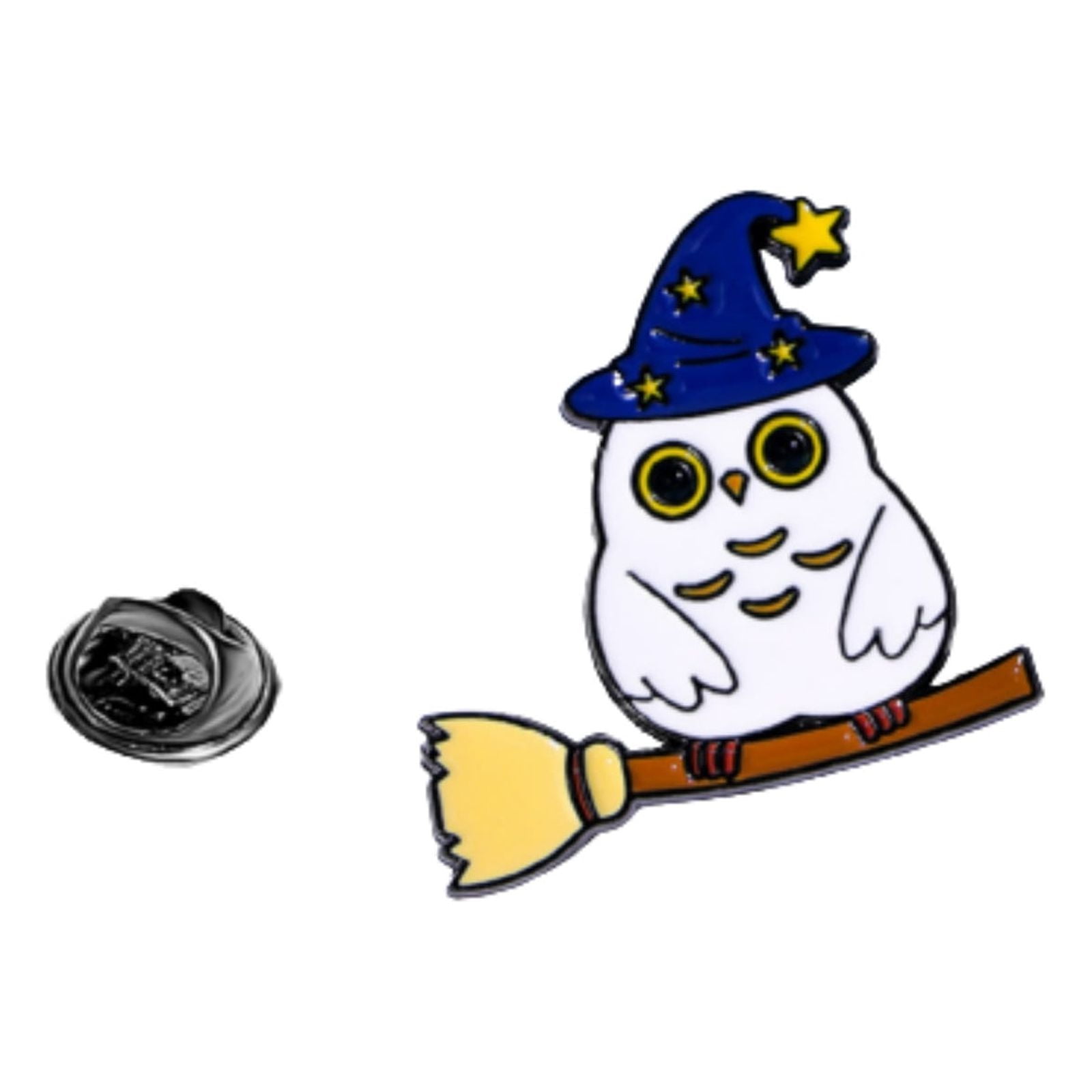 TUTUnaumb Halloween Funny Brooch Pins Skeleton Pumpkin Owl Bats Pattern ...