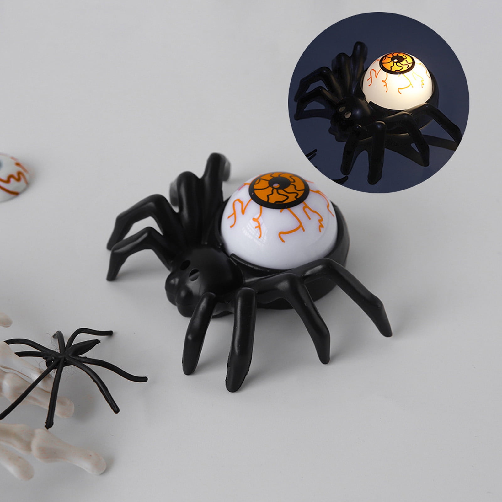 TUTUnaumb Halloween Spider Eye Light Lantern Spider Back Explosion Eye ...