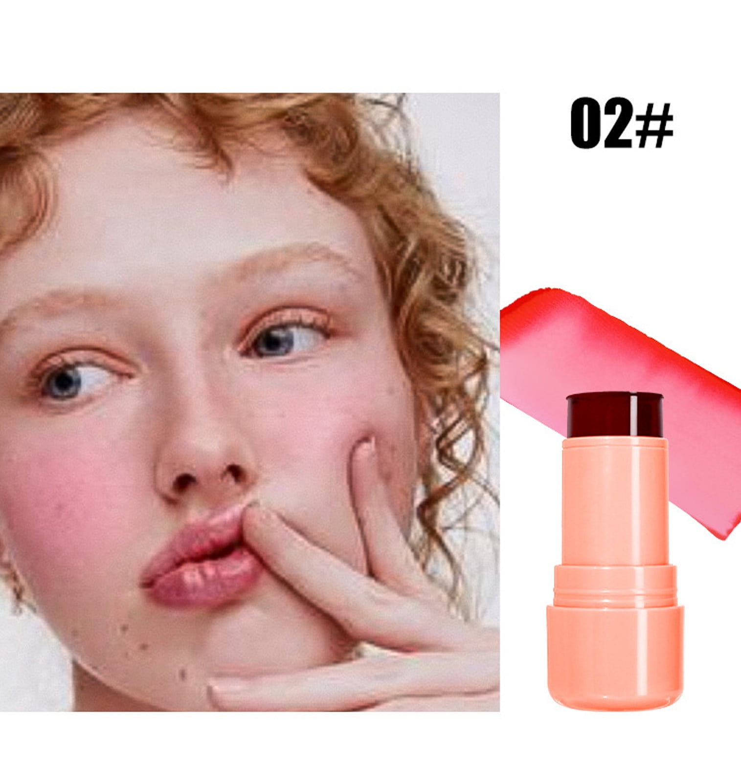 TUTUnaumb Jelly Tint Stick, Sheer Lip & Cheek Stain Makeup Cooling ...