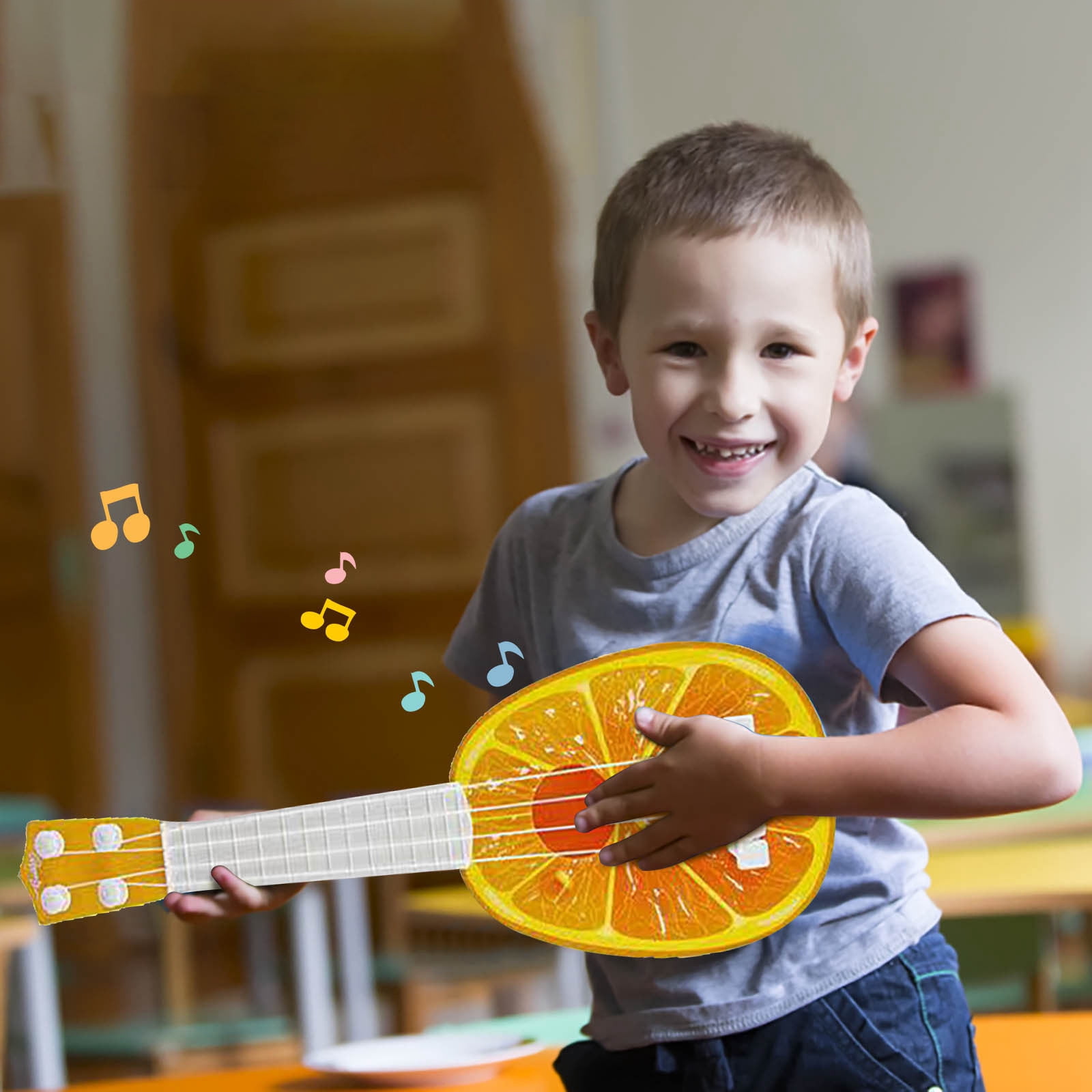 TUTUnaumb Kids Guitar Ukulele Beginner Musical Instrument 14 Inches ...