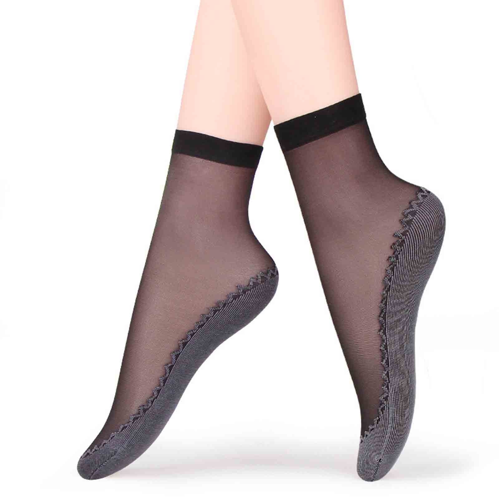 TUTUnaumb Magnetic Fiber Ice Silk Socks, Body Shaping Stretch Socks ...