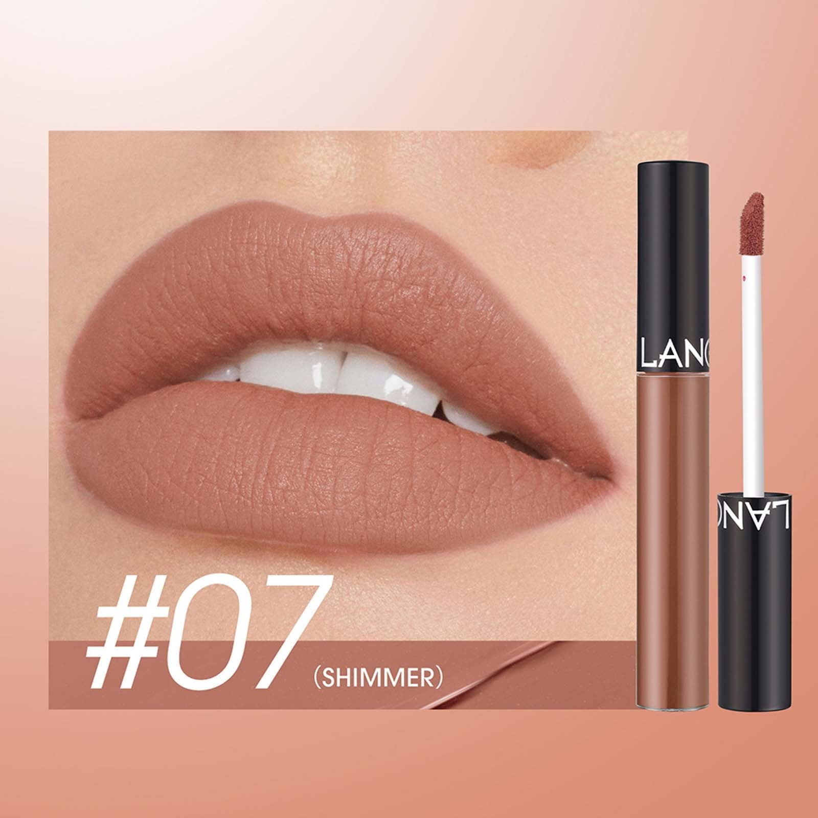 TUTUnaumb Matte Liquid Lipstick Makeup Set, High Pigmented Long Lasting Lip Gloss Set, Non-Stick ...