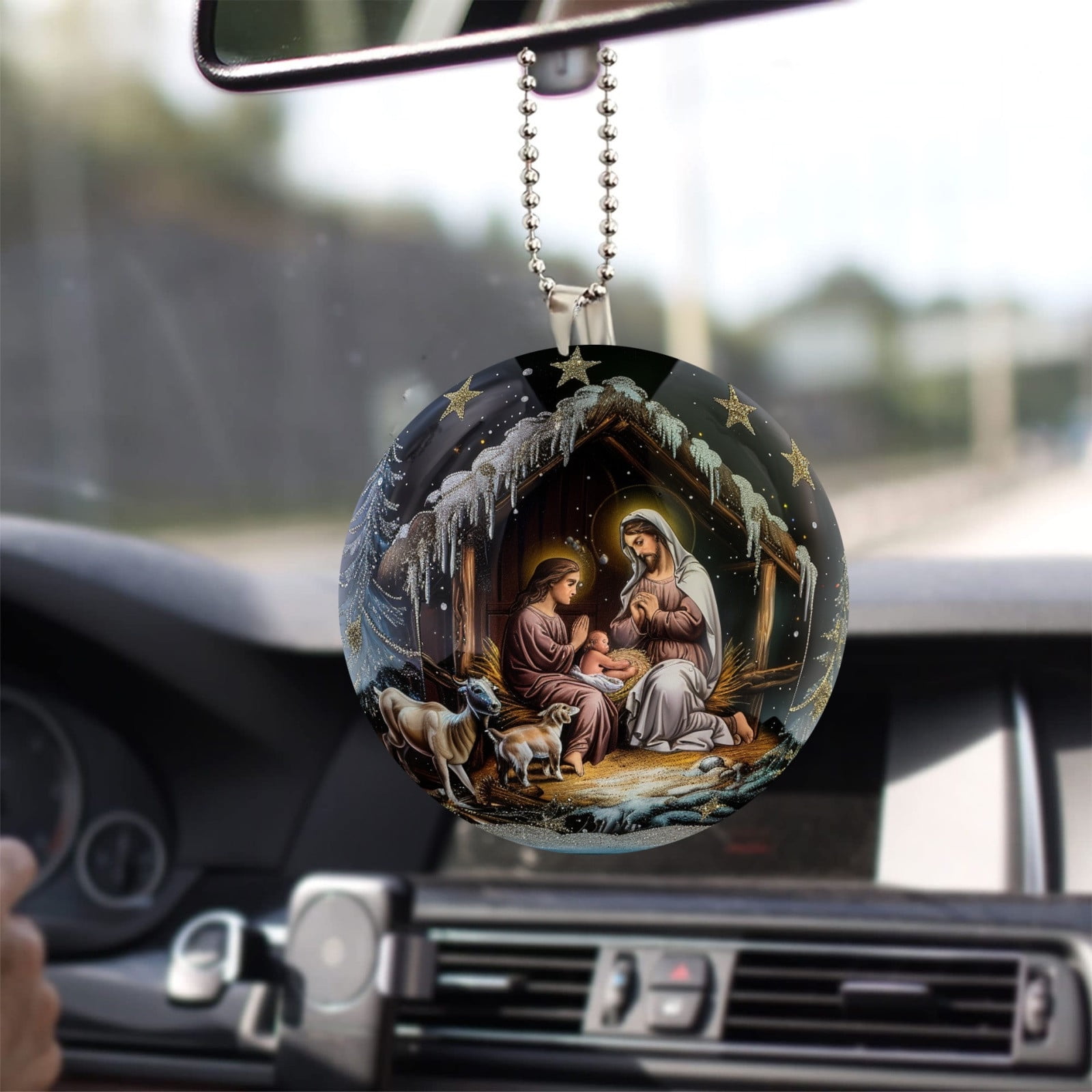 TUTUnaumb Nativity Scene Christmas Acrylic 2D Nativity Day Blessing ...