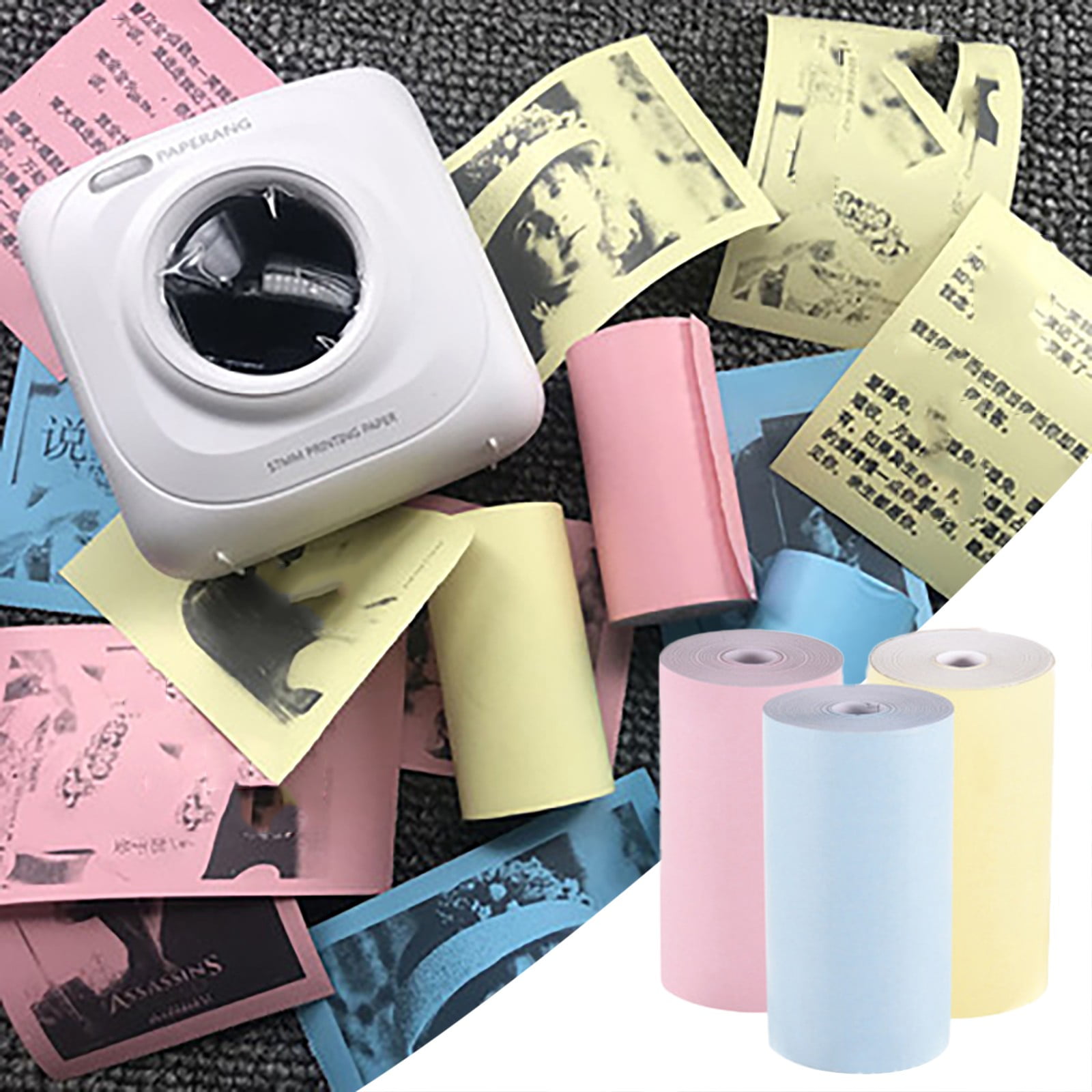 TUTUnaumb New Hot Sale Color Thermal Paper Roll 57*30Mm Receipt Photo ...