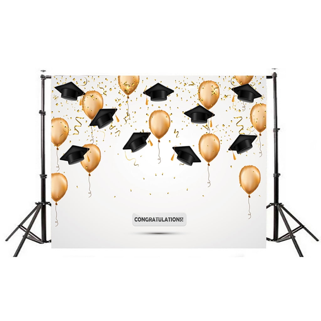 TUTUnaumb New Hot on Sale Graduation Backdrops Vinyl Wall 5X3Ft Digital ...