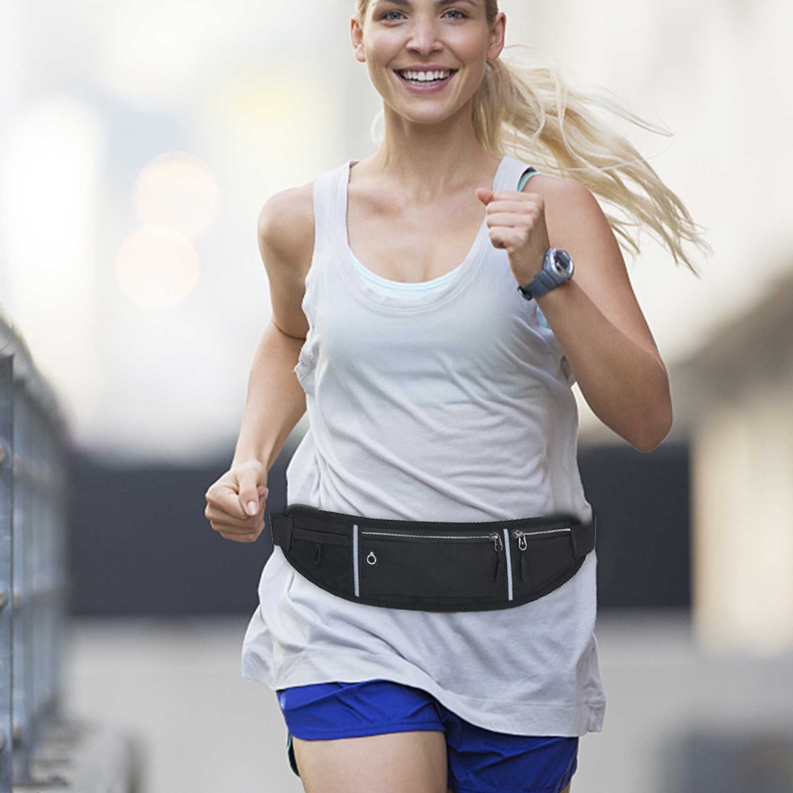 TUTUnaumb Running Belt Sports Waist Pack Waist Bag For Men & Women ...