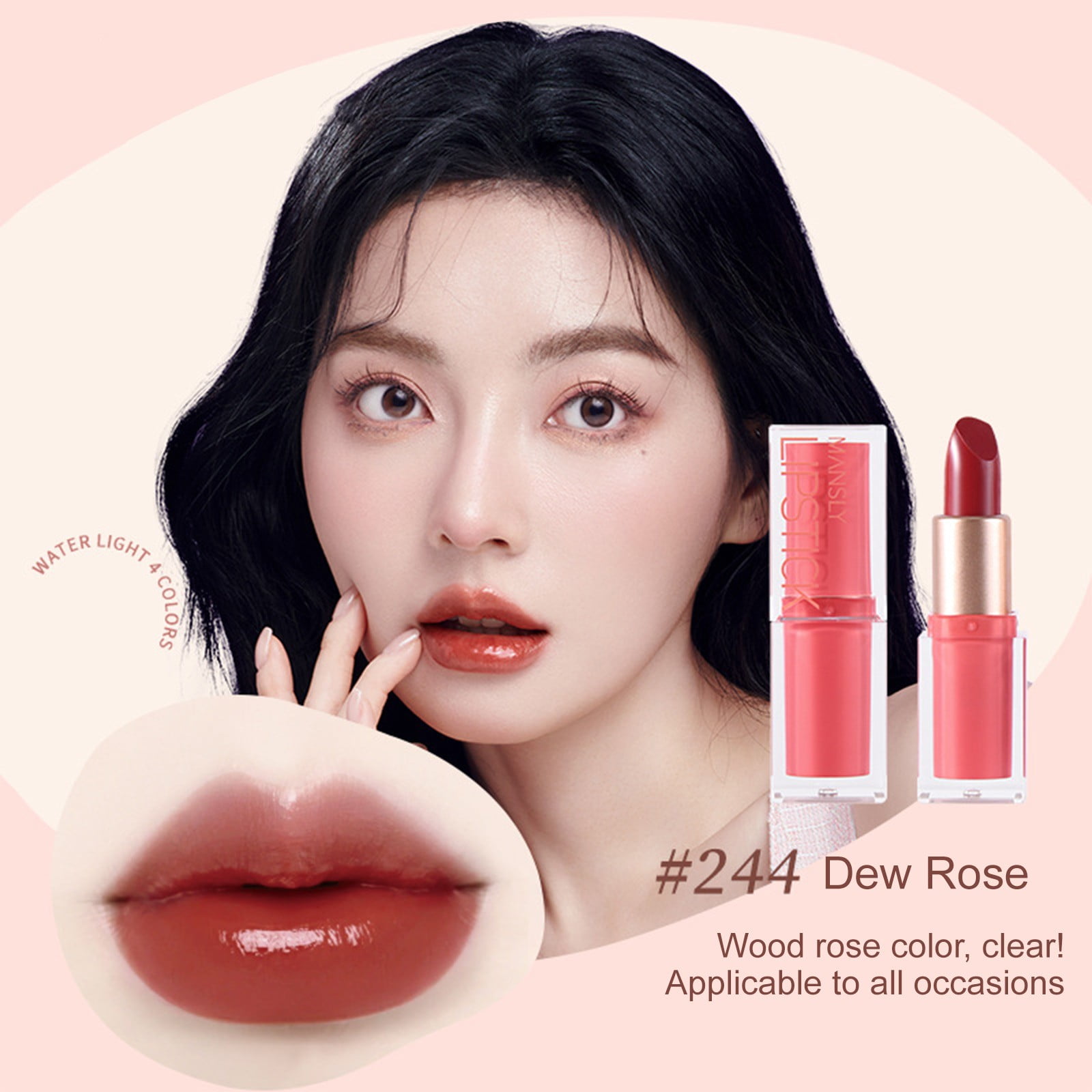 TUTUnaumb Satin Lipstick Long-Wear Vivid Color Mist Lipstick Female ...