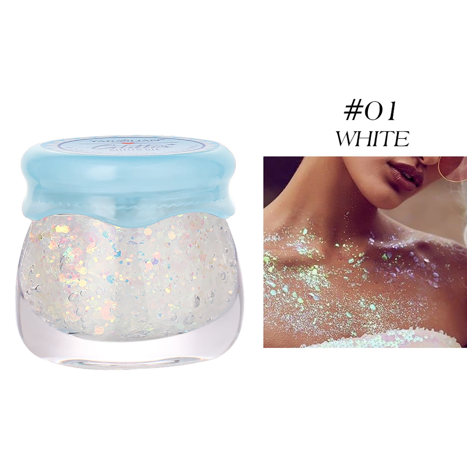 TUTUnaumb Sequins Glitter Eye Shadow Flash Eye Shadow Sequin Gel Self ...