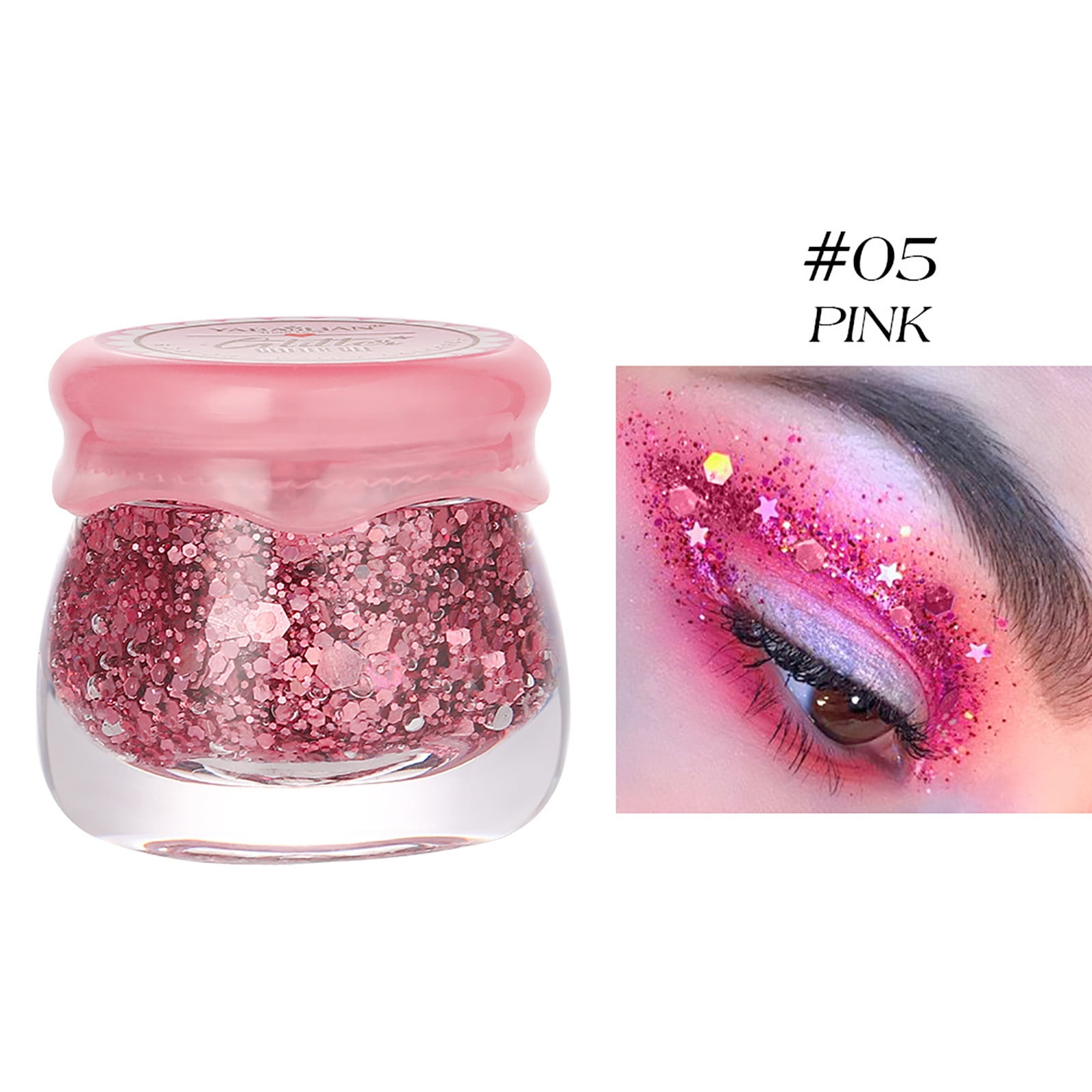 TUTUnaumb Sequins Glitter Eye Shadow Flash Eye Shadow Sequin Gel Self ...