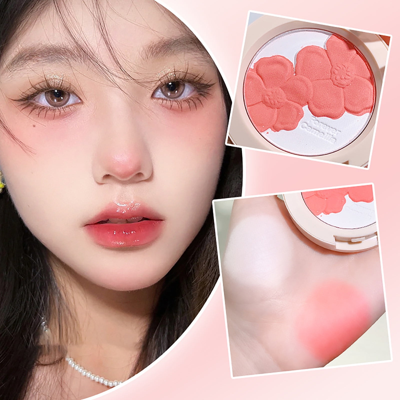 TUTUnaumb Super-Blendable Blush Powder Powder Blushing Natural Two ...