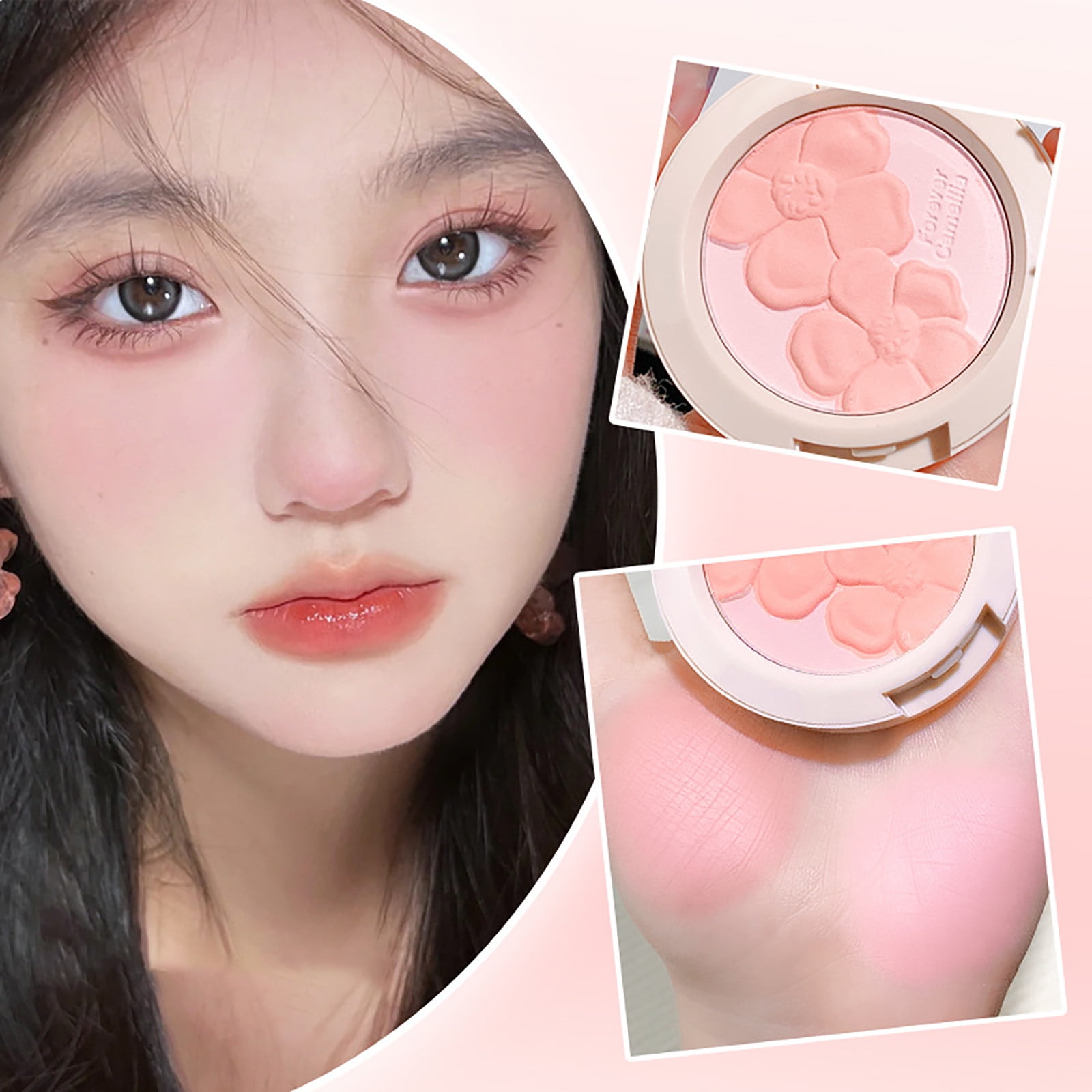 TUTUnaumb Super-Blendable Blush Powder Powder Blushing Natural Two ...