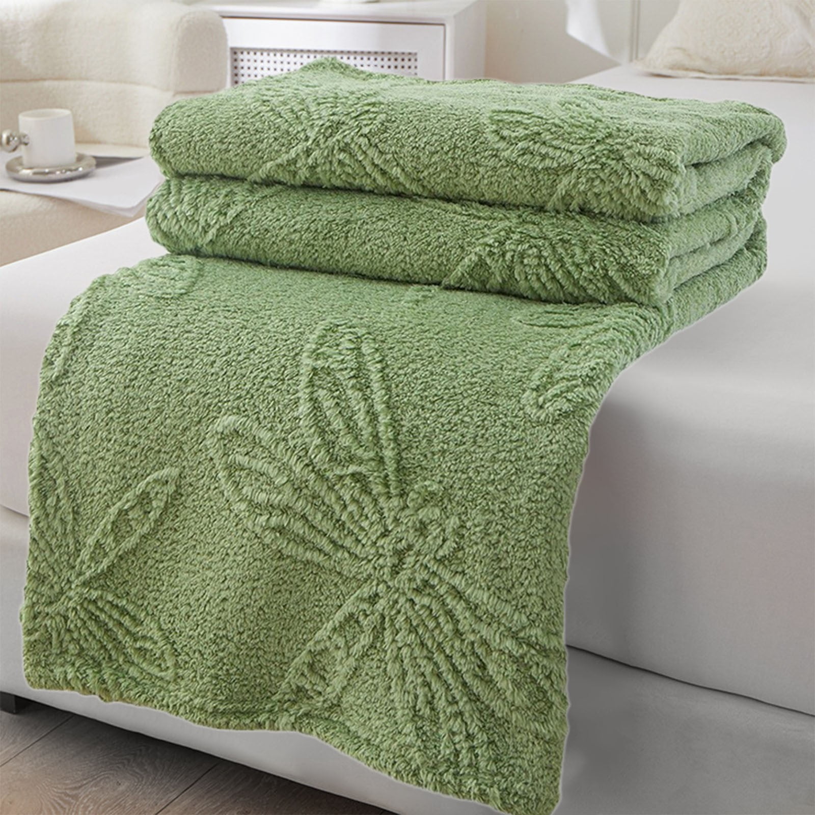 TUTUnaumb Taffeta Blanket Solid Color Milk Velvet Blanket Nap Blanket ...