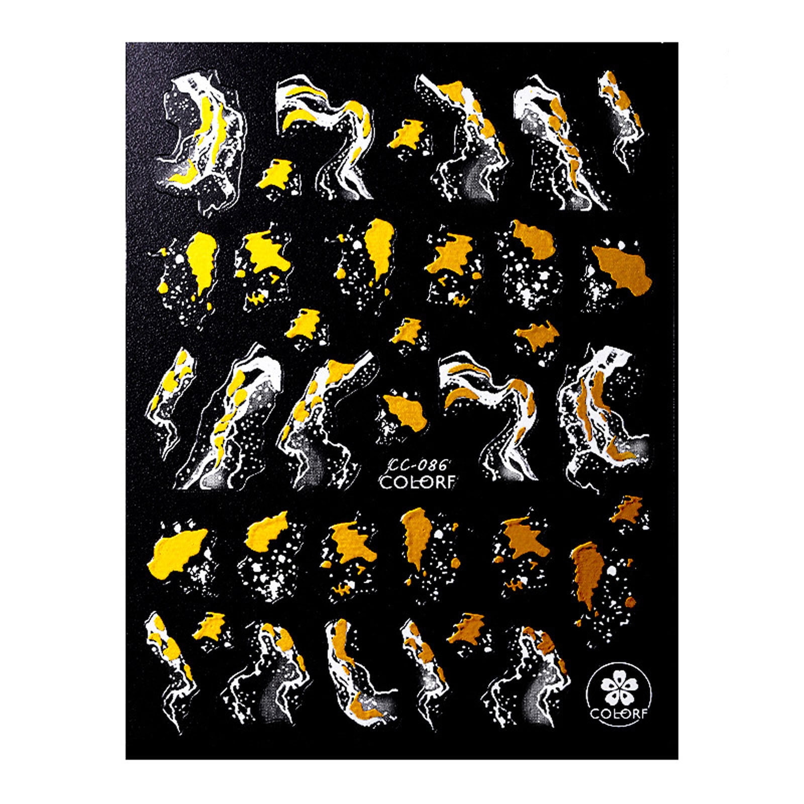 TUTUnaumb Texture Streamer Nail Art Sticker Nail Art Decoration ...