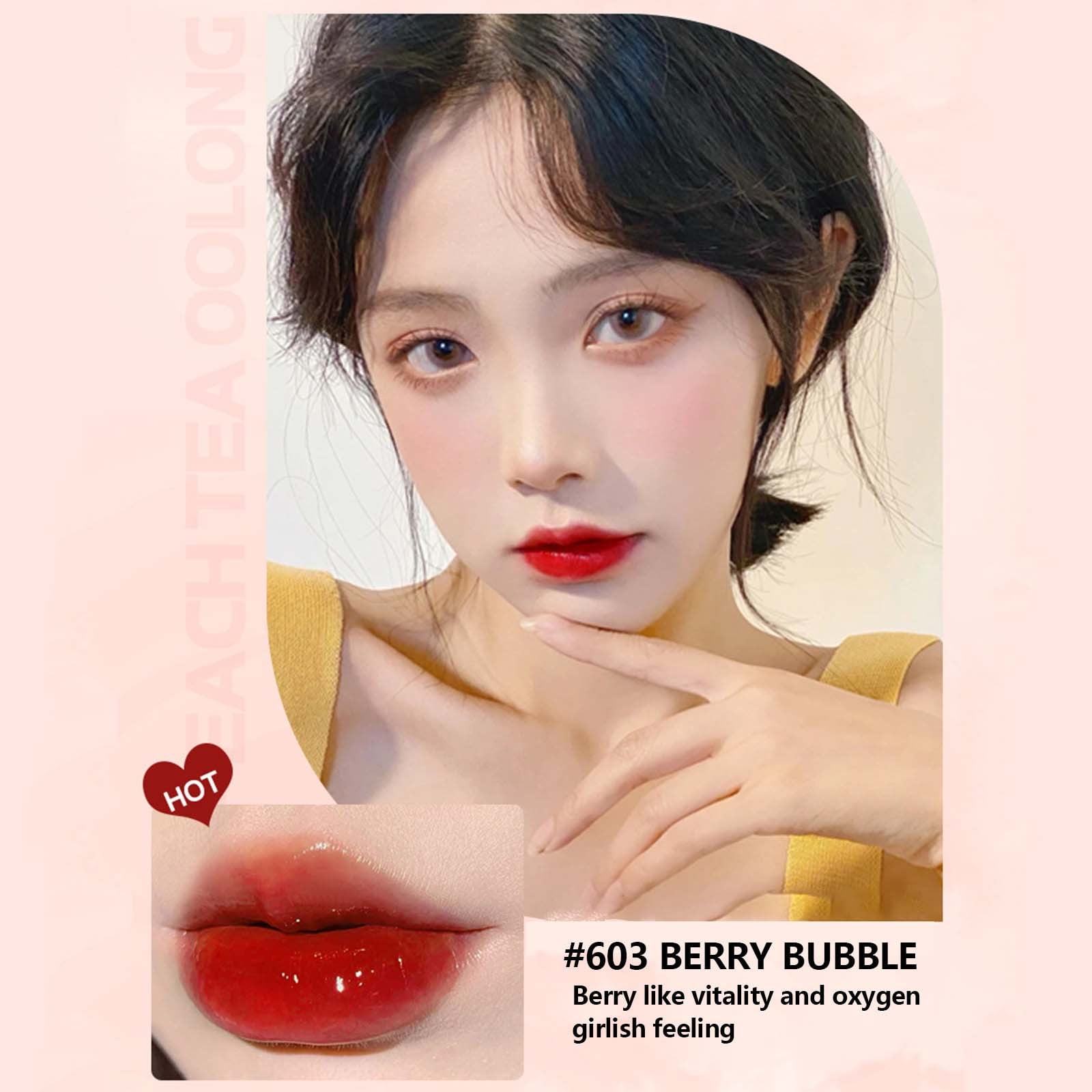 TUTUnaumb Water Gloss Mirror Face Lip Glaze Non Fading Non Staining Cup ...