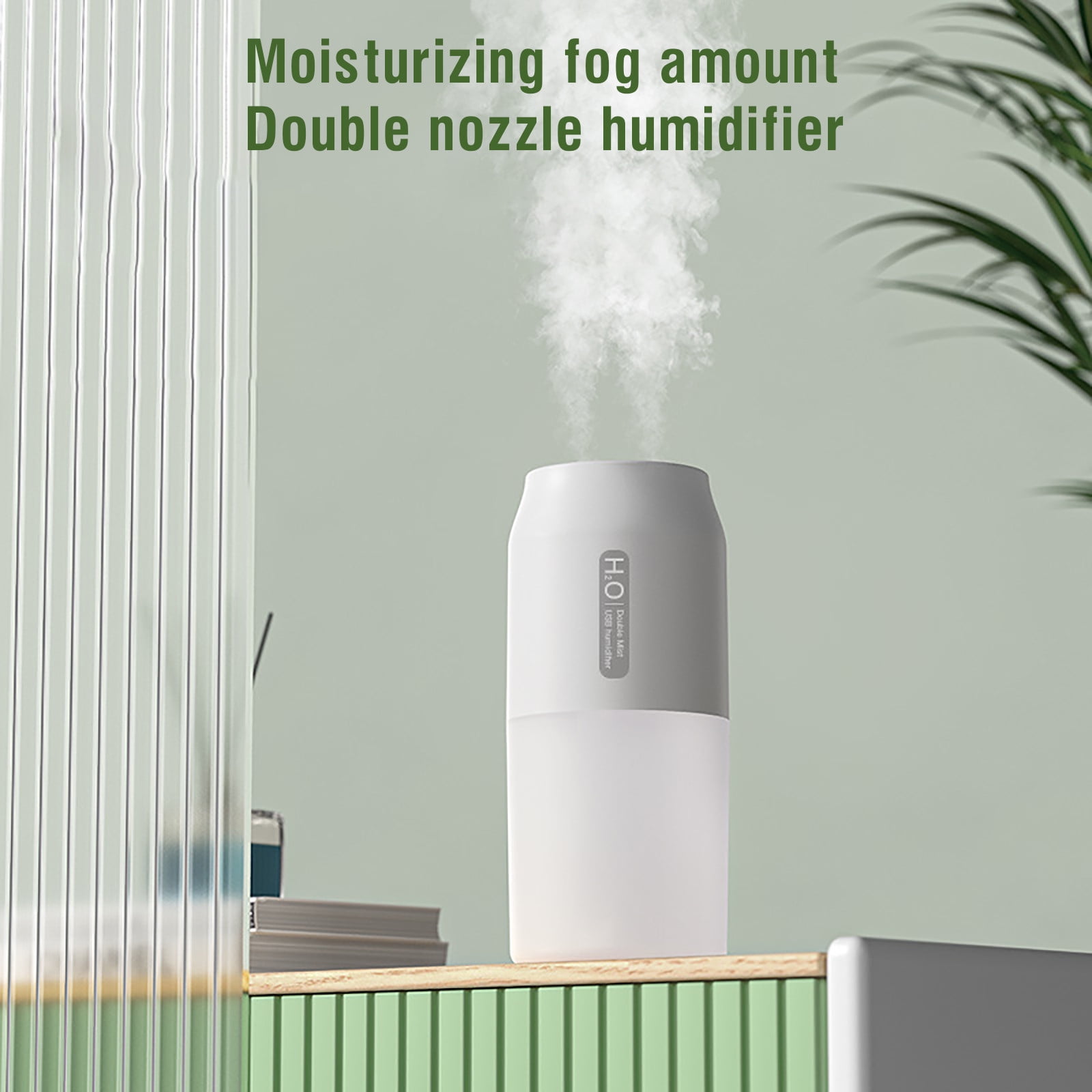 TUTUnaumb Wireless Dual Jet Humidifier USB Portable Desktop ...