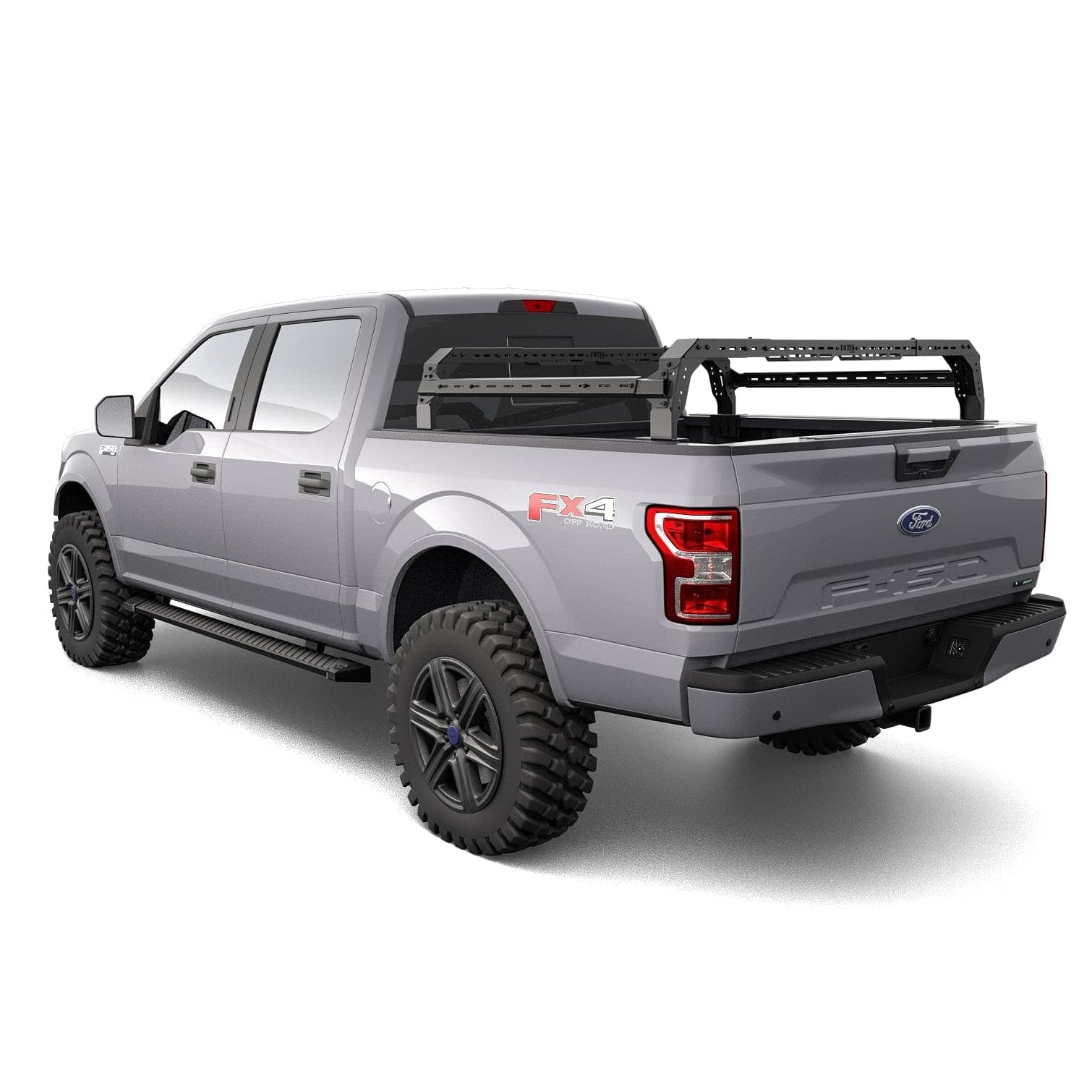TUWA Pro Ford F-150/250 2004-2024 Shiprock Mid Height Bed Rack, 12.5 ...