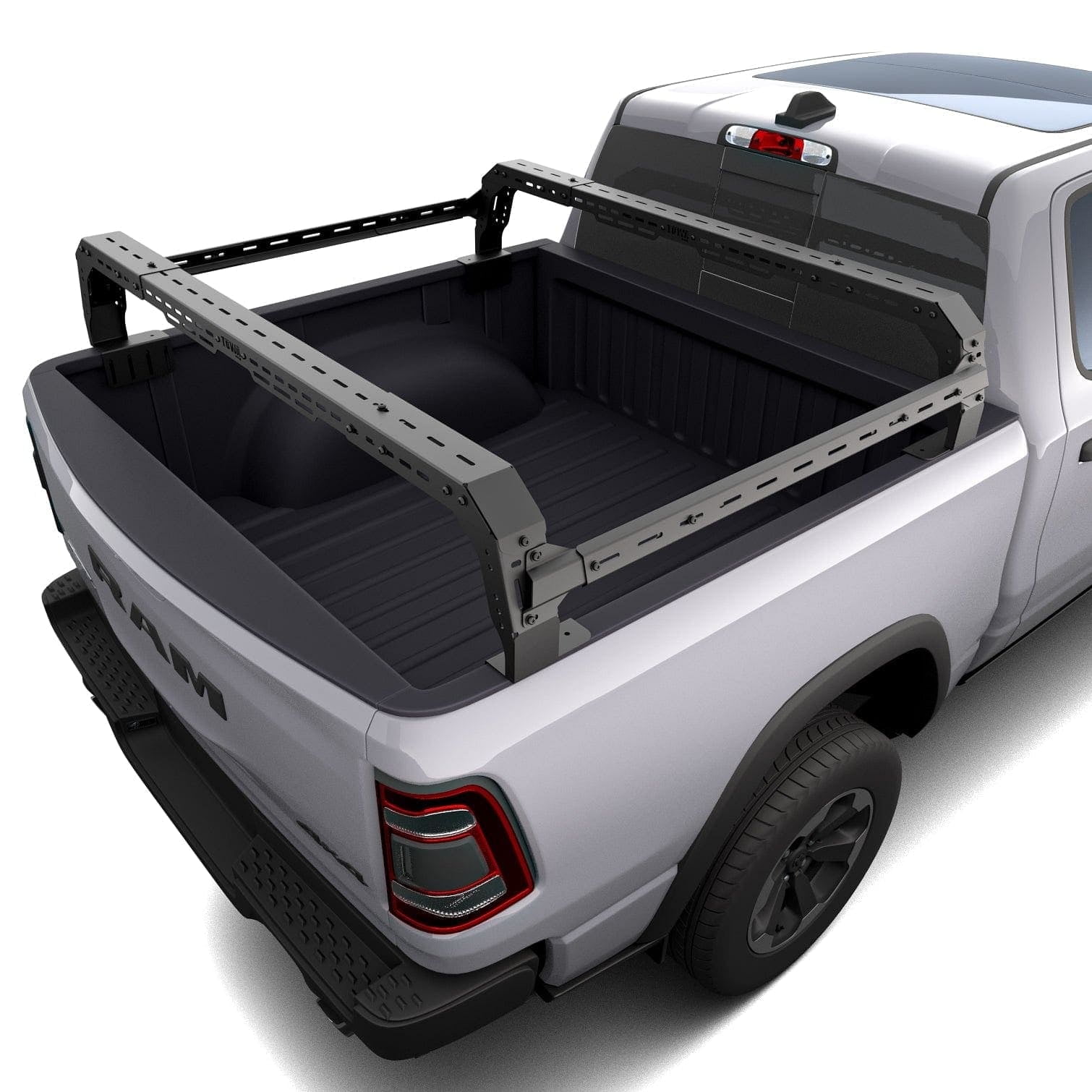 TUWA Pro RAM 1500/2500 2009-2024 Shiprock Mid Height Bed Rack, 12.5 ...