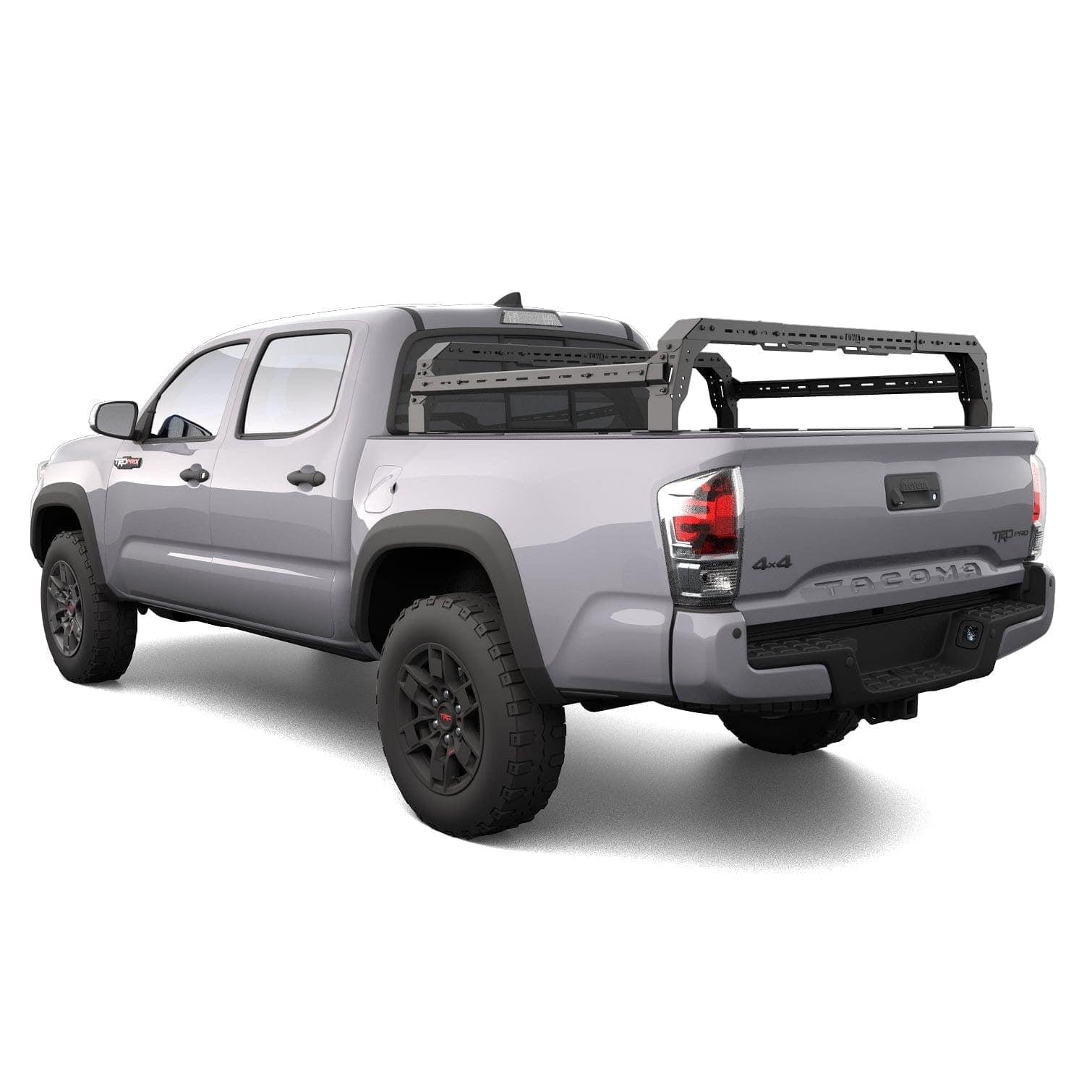 TUWA Pro Toyota Tacoma 2005-2024 Shiprock Mid Height Bed Rack, 12.5 ...