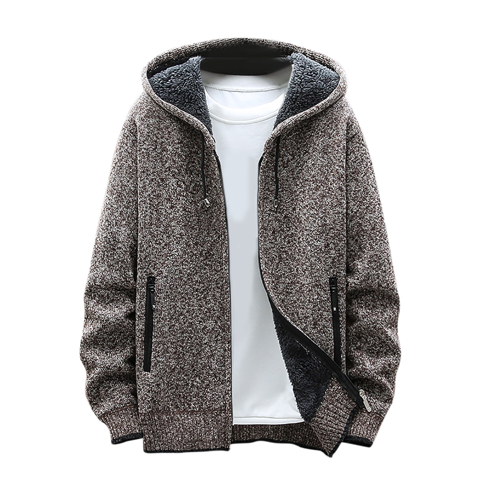 TUWABEII Knit Cardigan for Men,Men's Jacket Classic Solid Colorted ...