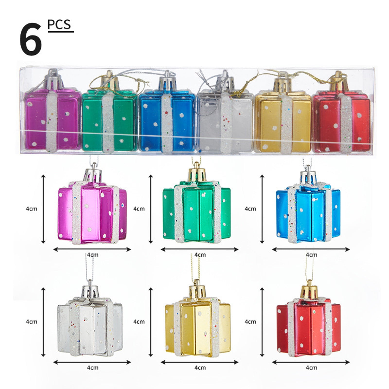 TUWABEII Mother's Day Gift Pack Plastic Shaped Balls Hanging Painted ...