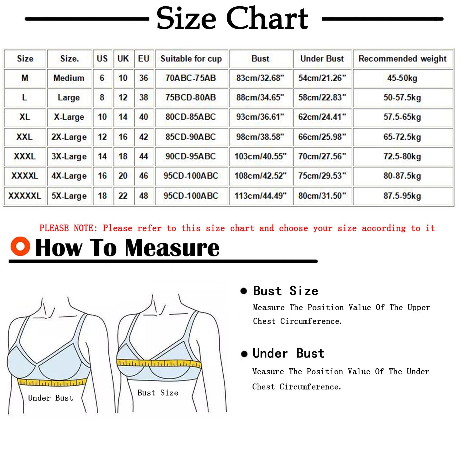 TUWABEII Plus Size Bras for Women,2PC Gathered Underwear Strapl Bra ...