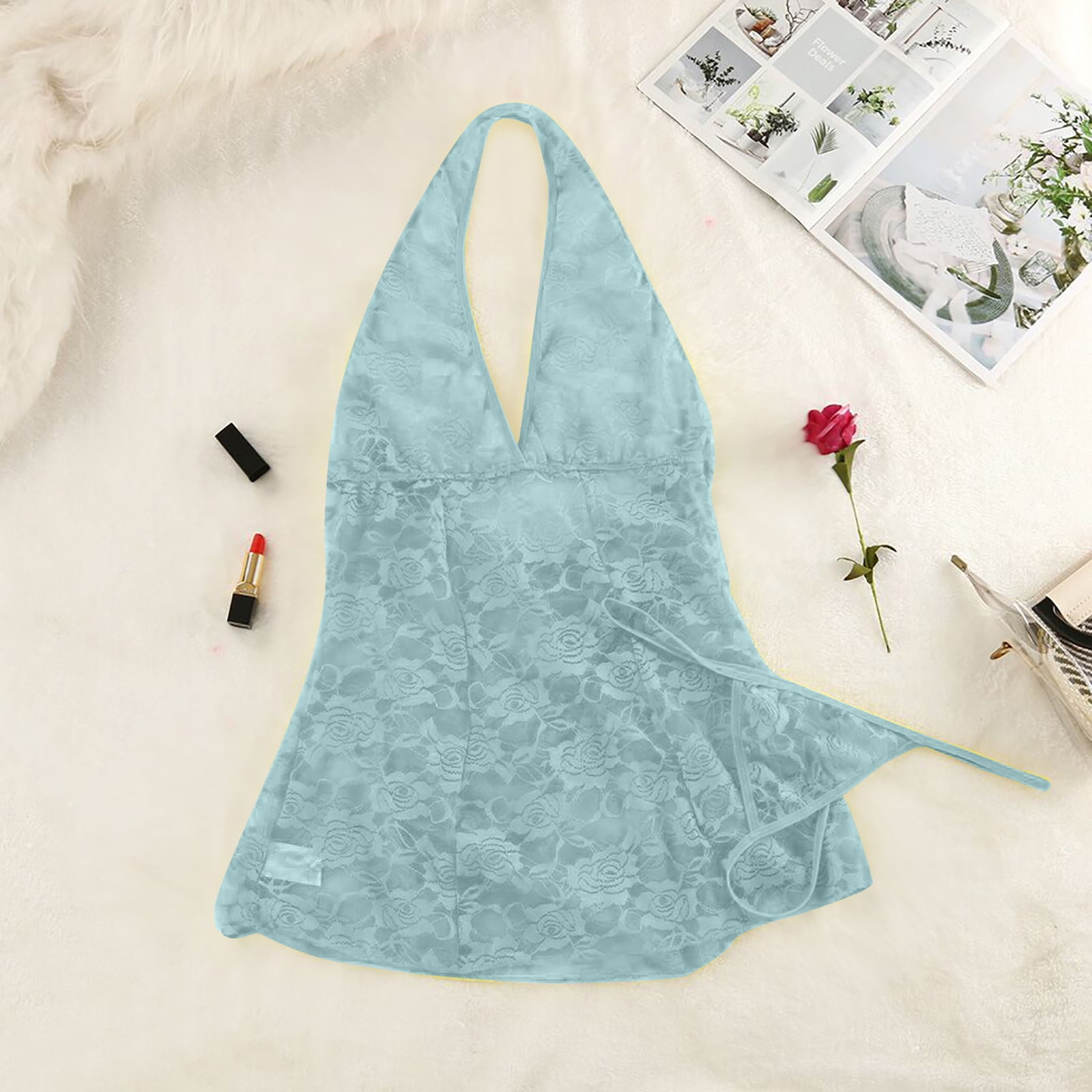 TUWABEII Plus Size Lace Nightgown for Womens,Ladies underwear hanging ...