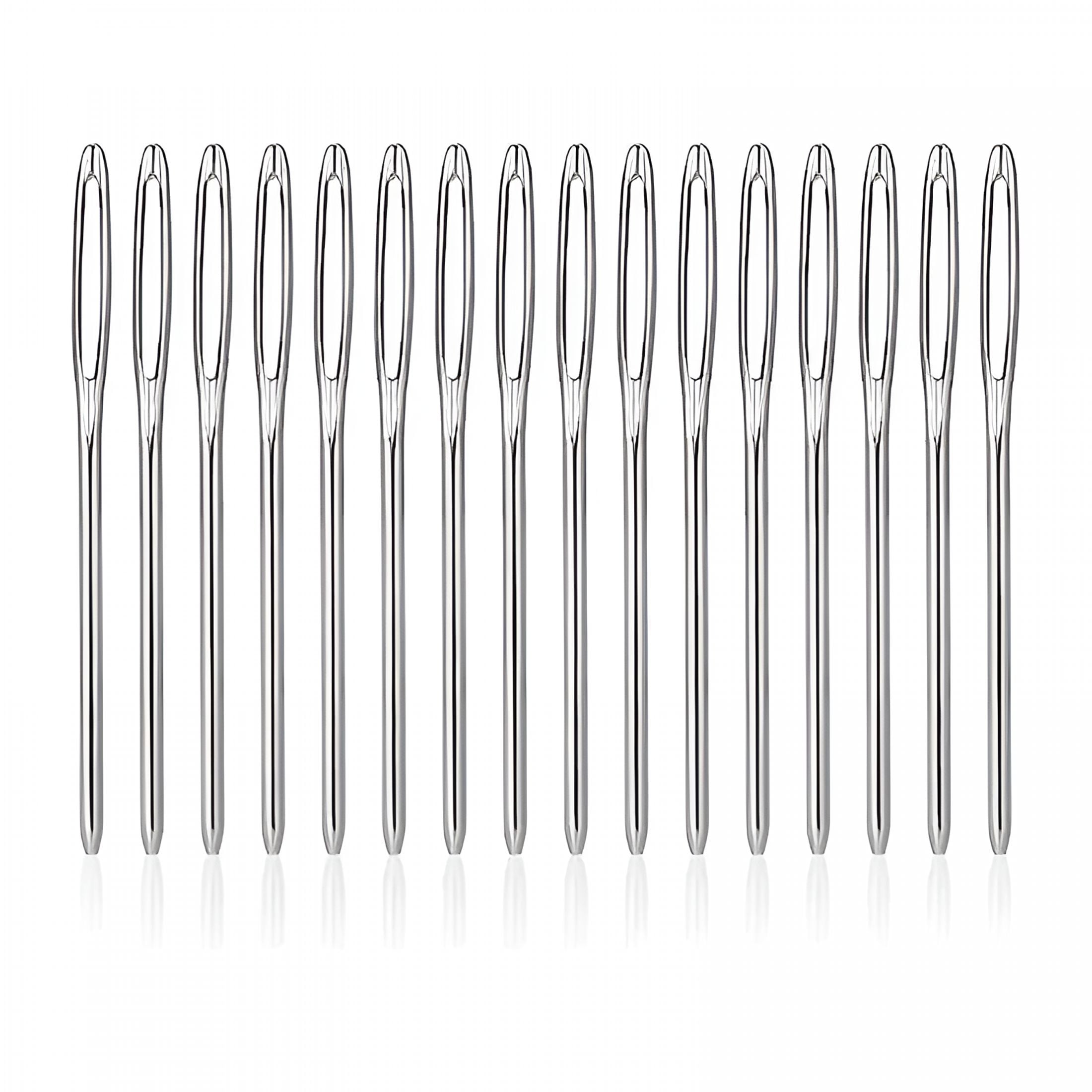 TUWAFE 18Pcs Large-Eye Blunt Needles, Sewing Needles Large Eye Hand ...