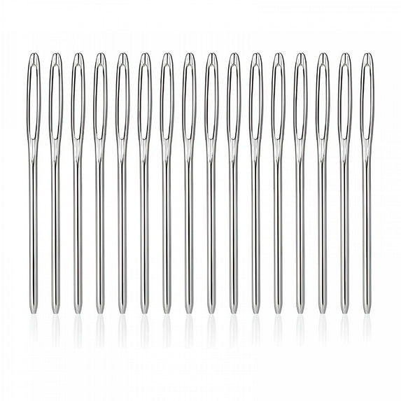 TUWAFE 18Pcs Large-Eye Blunt Needles, Sewing Needles Large Eye Hand ...