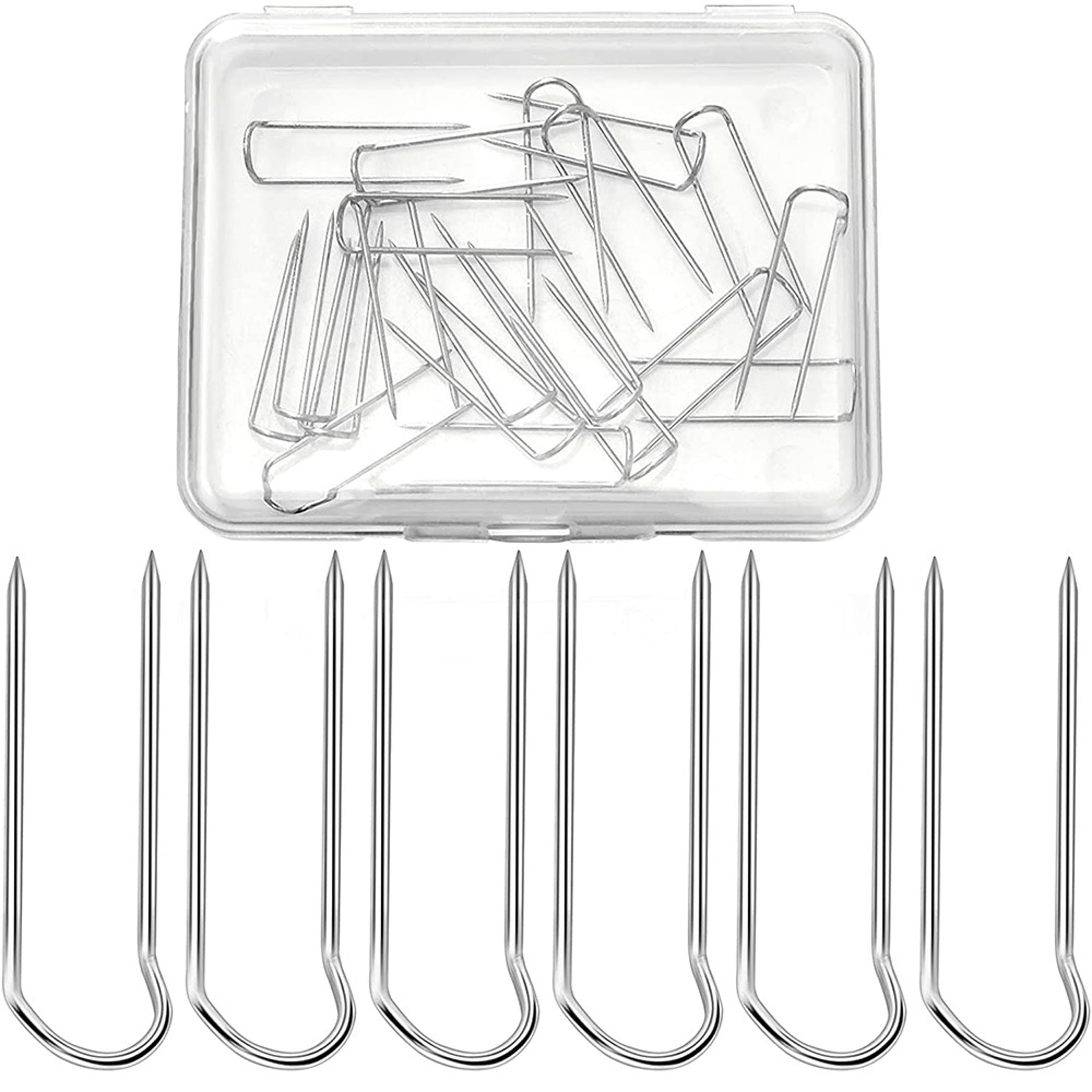 TUWAFE 2026 New 100Pcs Fork Pins for Quilting Straight Pins Sewing ...