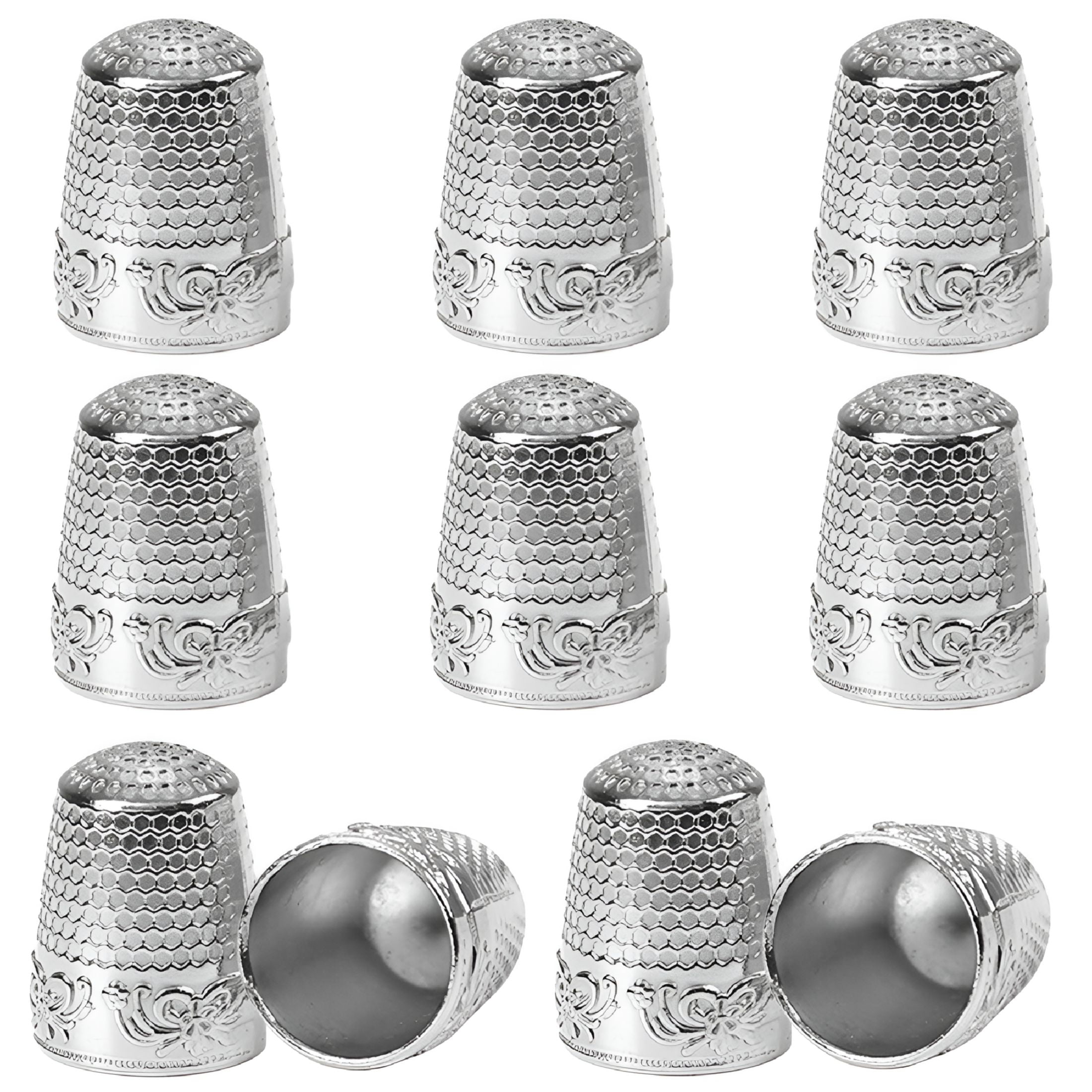 TUWAFE 2026 New 10Pack Copper Finger Thimble for Sewing Accessories ...