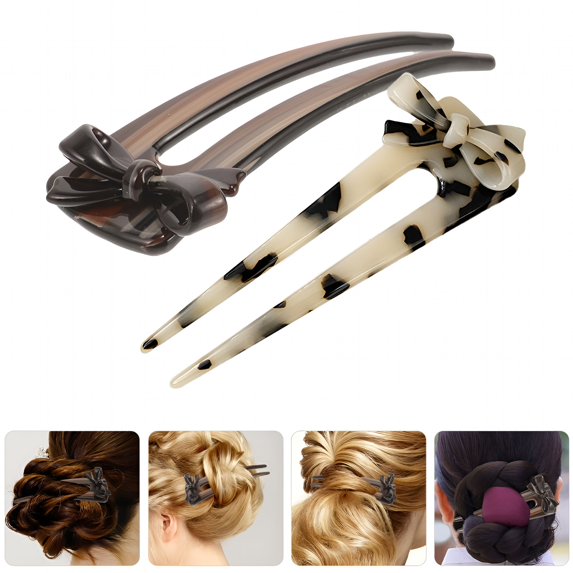 TUWAFE 2026 New 2Pcs French Hair Pin Acetate Sheet Holds Hair Securely ...