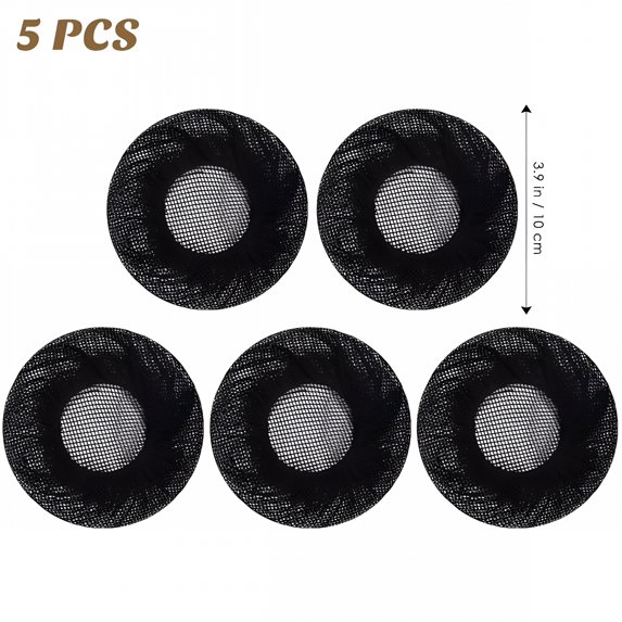TUWAFE 2026 New 5Pcs Hair Bun Net, Elastic Hair Mesh Ballet Hair Net ...