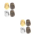 TUWAFE 2026 New 8 Pcs Sewing Thimble Protectors,Metal Fingertip Thimble ...