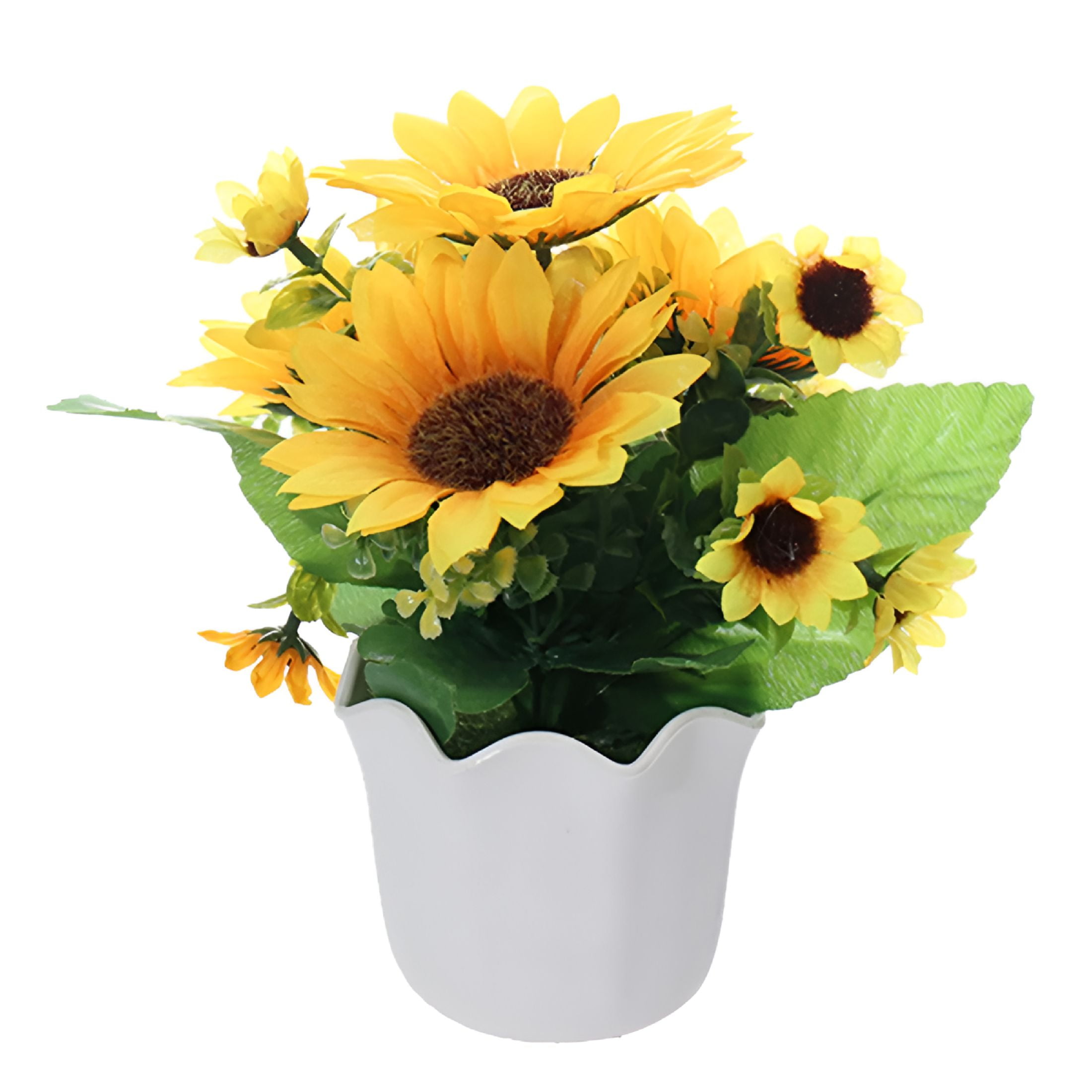 TUWAFE 2026 New Artificial Flowers Plants - Greenery Outdoor Artificial ...