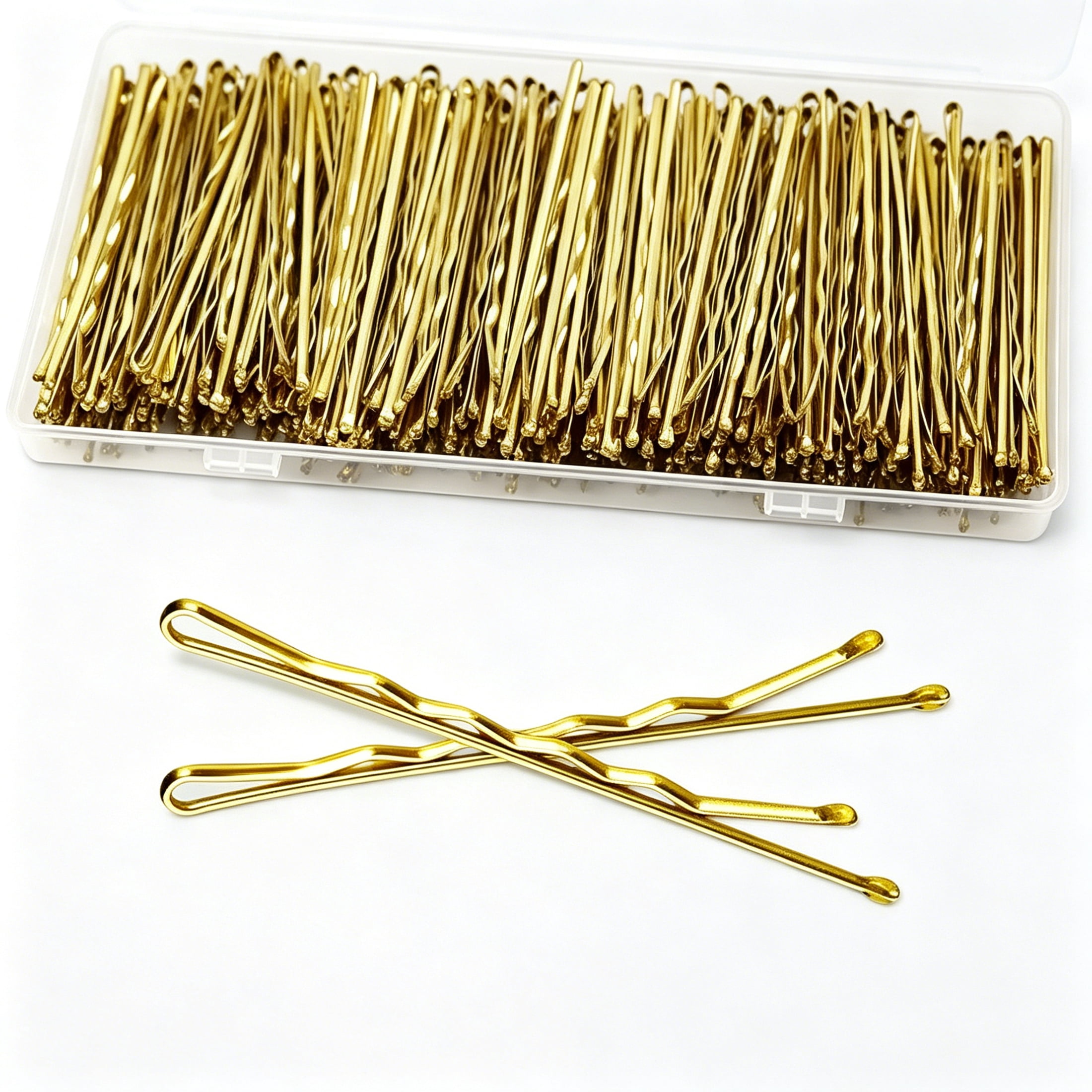 TUWAFE 2026 New Big Bobby Pins 2.75'' Blonde 240Pcs Jumbo Gold Long ...