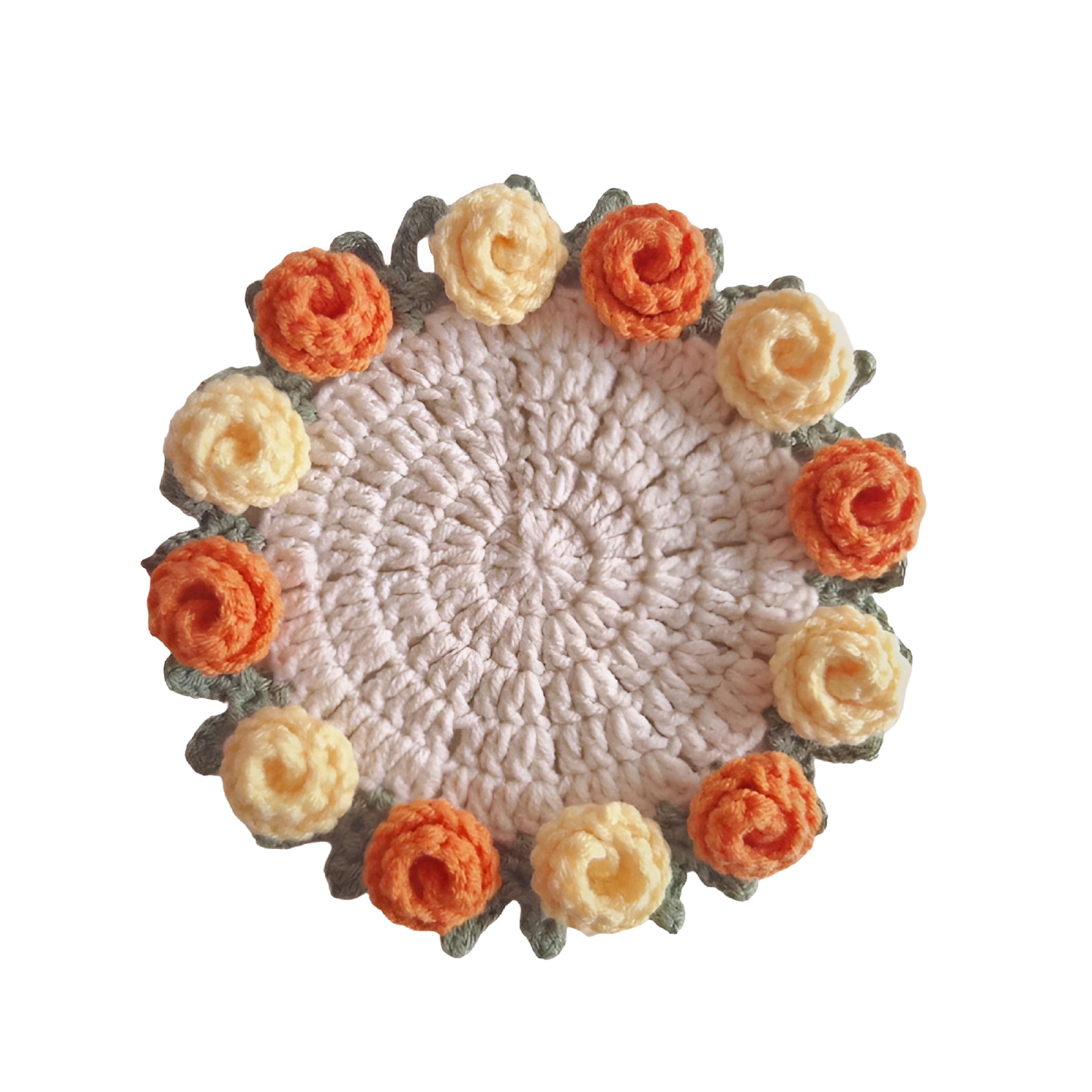TUWAFE 2026 New Diy Handmade Crochet Flower Blanket and Rose Bouquet ...