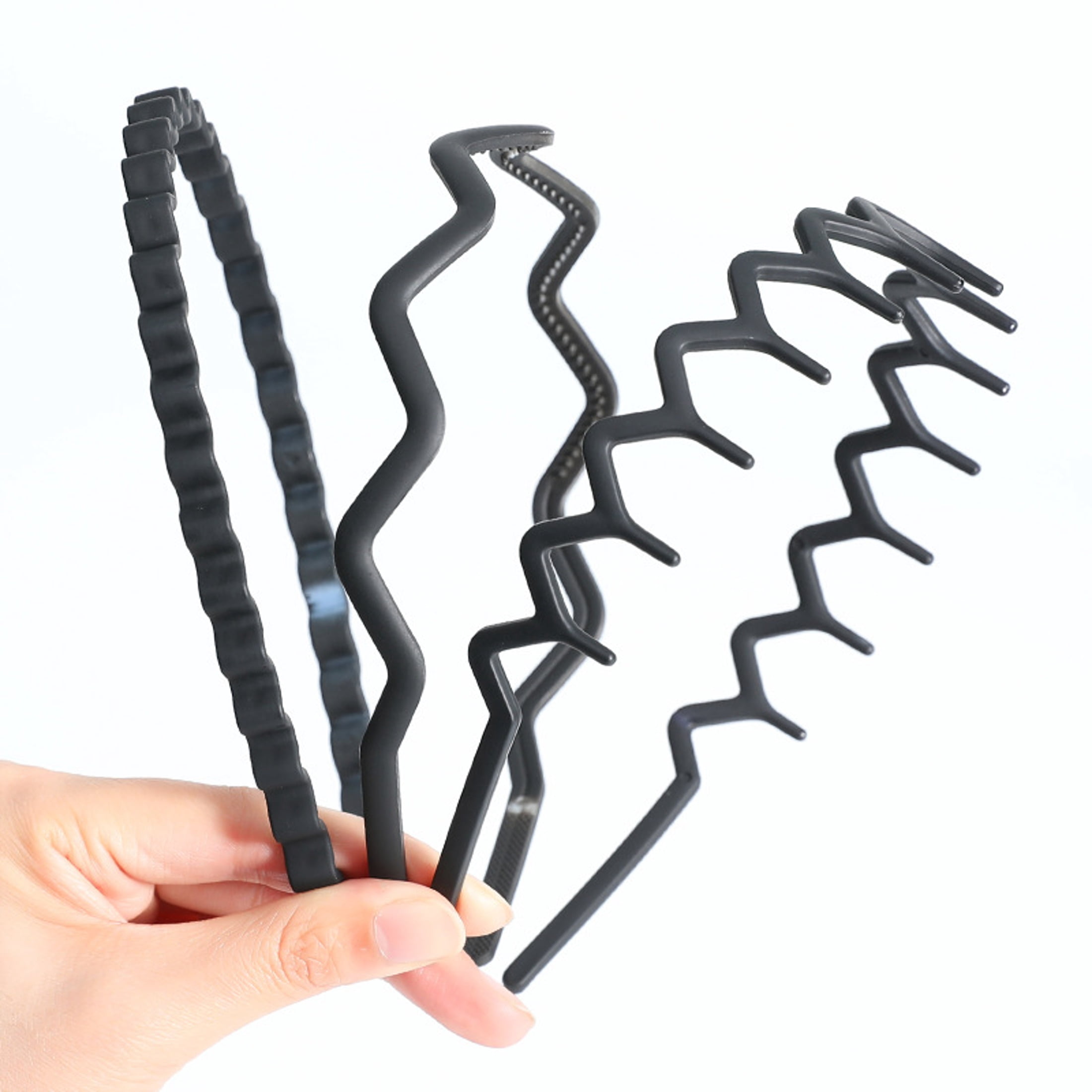 TUWAFE 2026 New Set of 2 - Zig Zag Toothed Comb Alice Band Headband ...