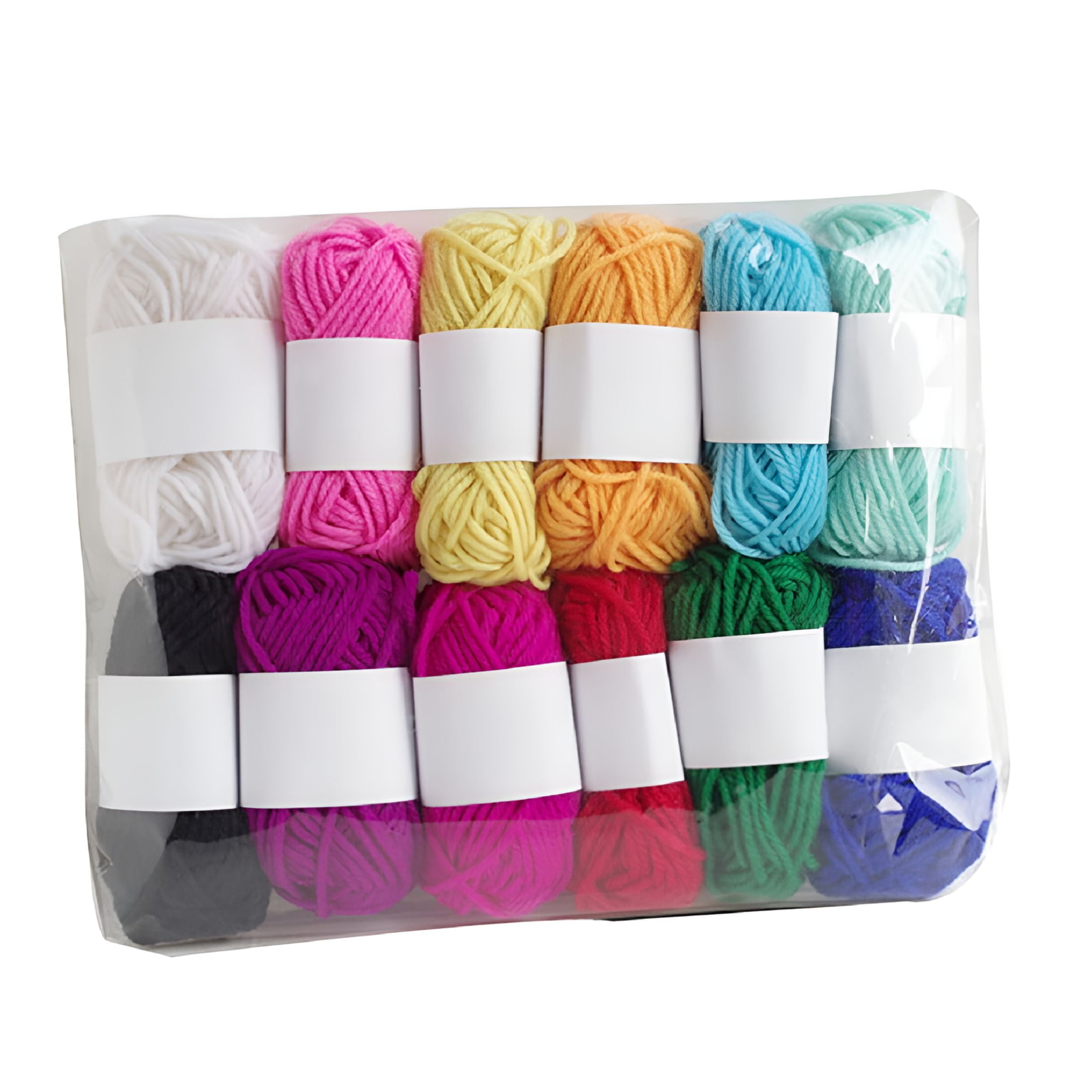 TUWAFE 2026 New Wool Yarn 12 Colors Children'S Diy Soft Acrylic Yarn ...