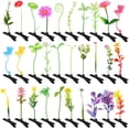 TUWAFE 30 Pcs Bean Sprout Hair Clips Mixed Style Plant Hairpins Hair ...
