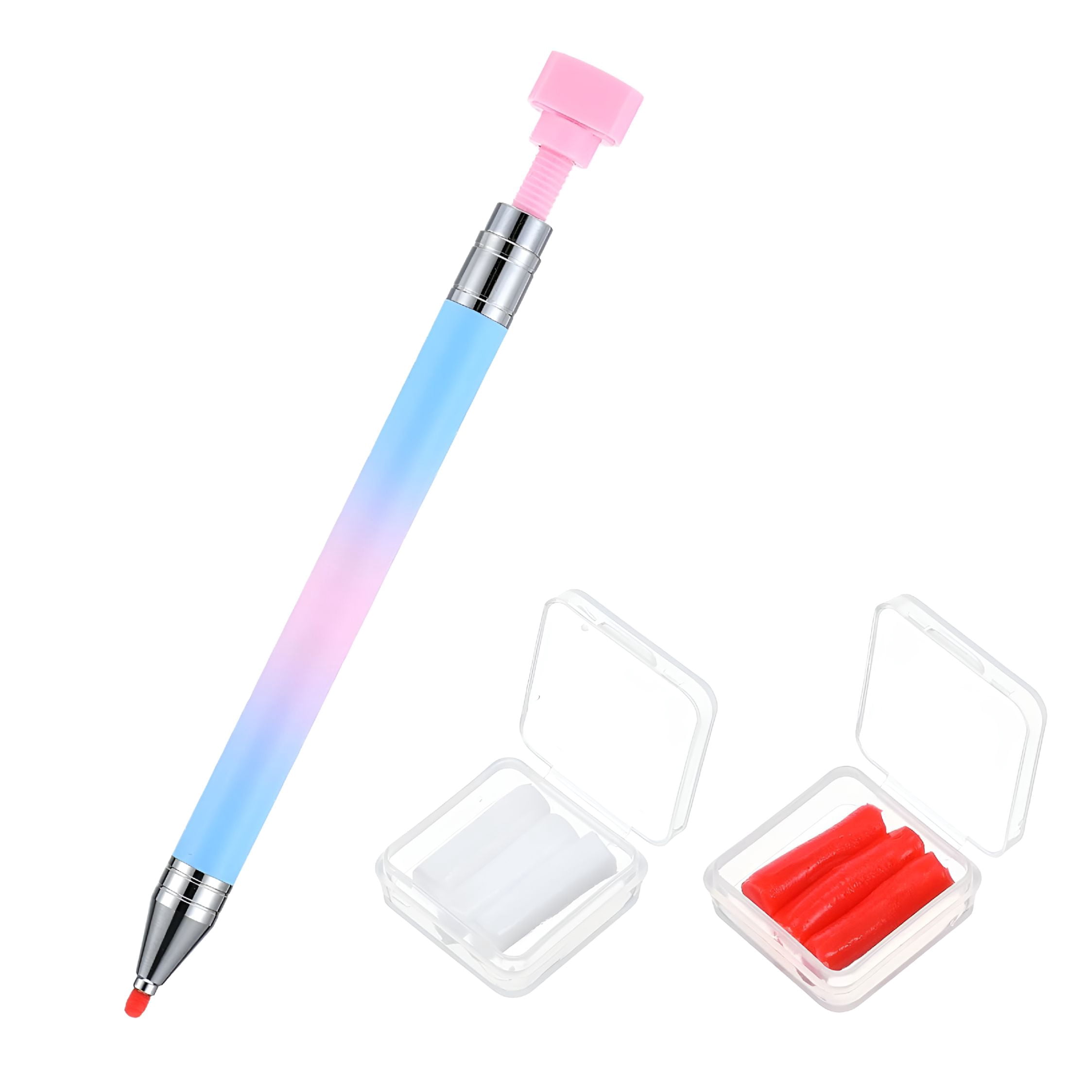 TUWAFE Rhinestone Picker Wax Pen Refillable Diamond Art Painting Pen ...