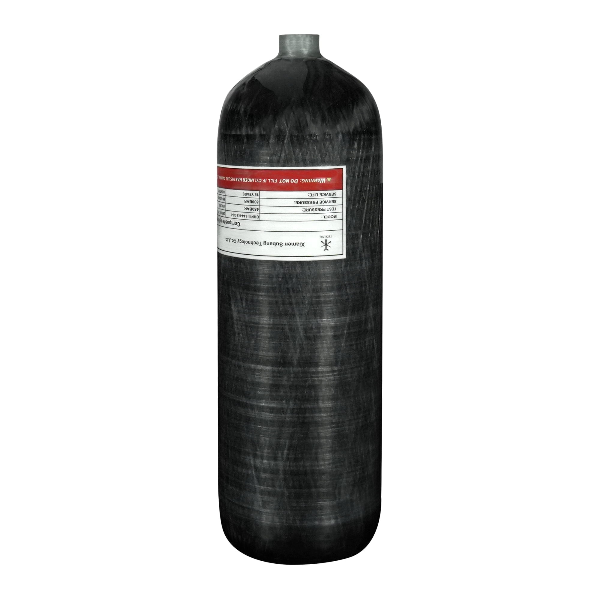 TUXING 4500Psi Carbon Fiber Scuba Tank 6.8L 414Cu in 6800CC High ...